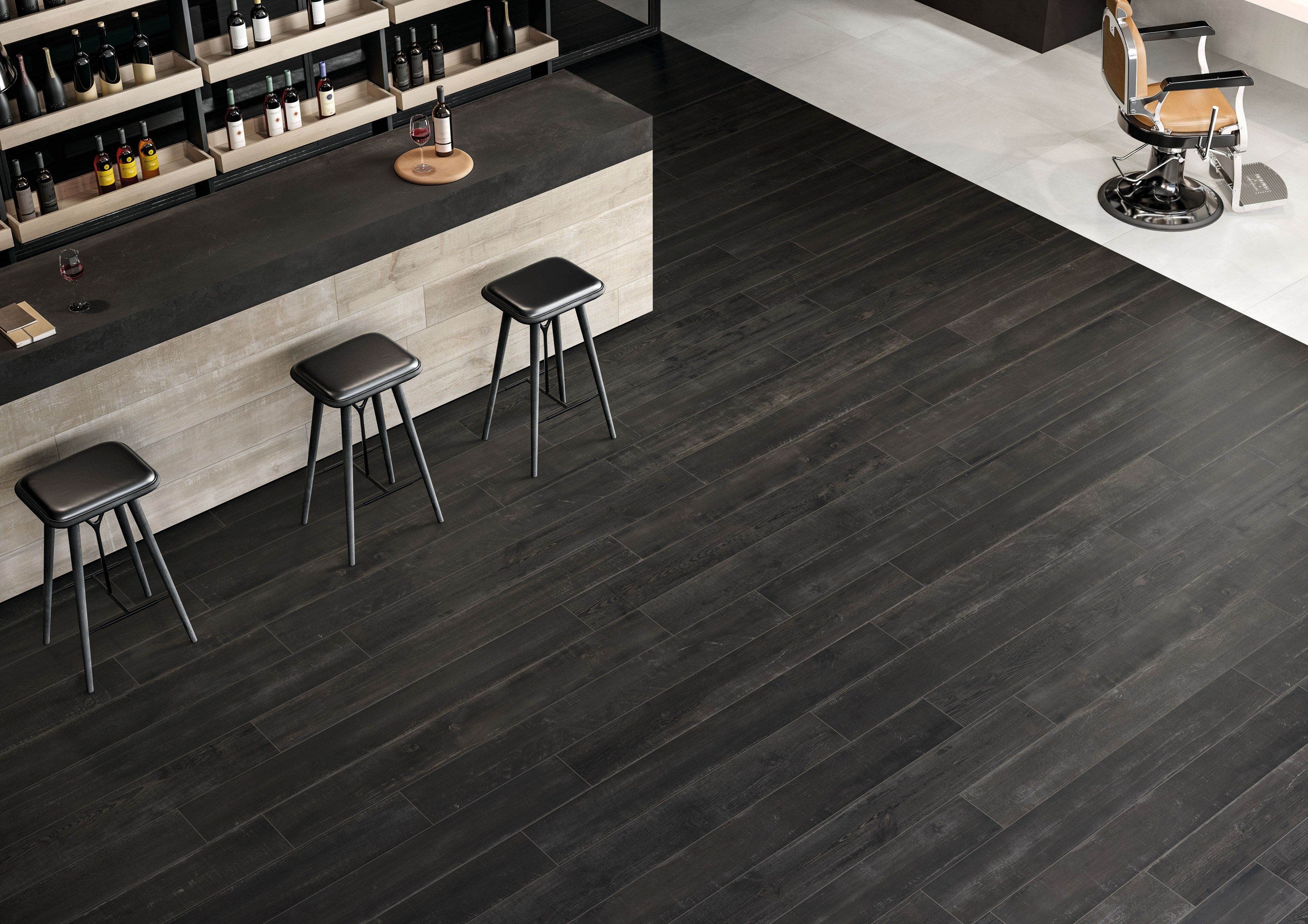 Porcelain stoneware wall/floor tiles with wood effect LOFT Lava Loft ...