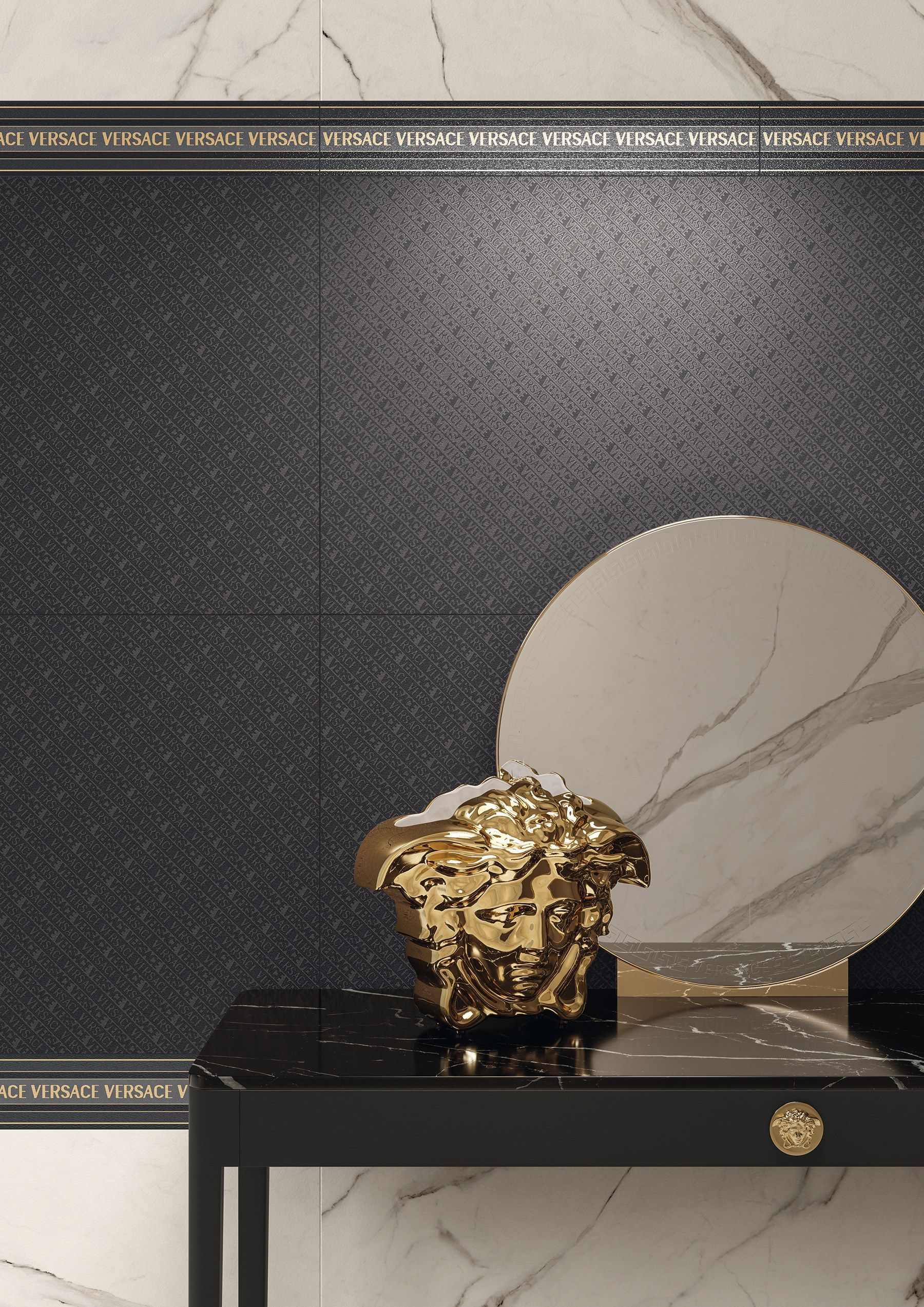 ICONS LOGO Wall tiles By Versace Ceramics
