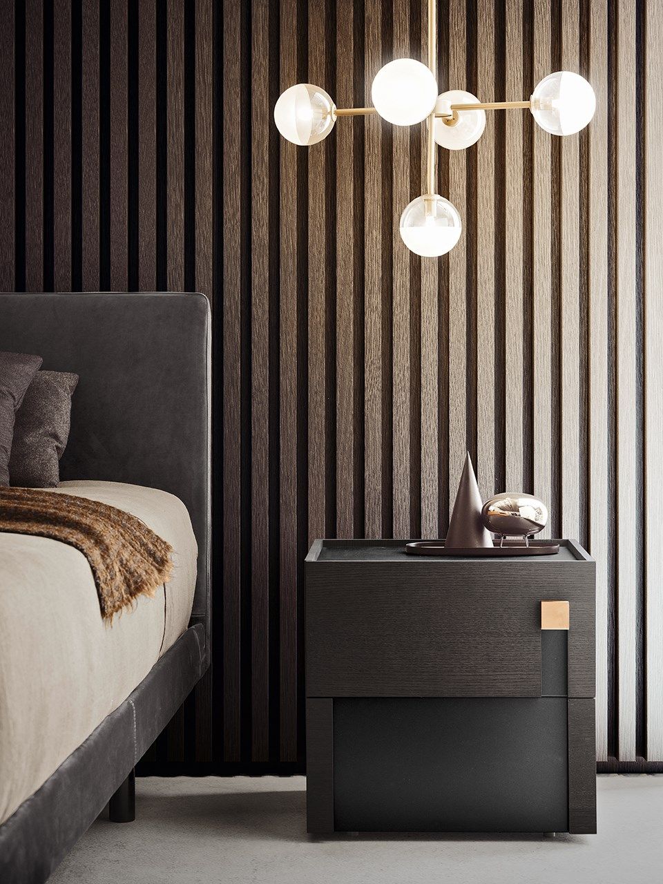 LOGOS | Bedside table Logos Collection By PIANCA design Calvi Brambilla