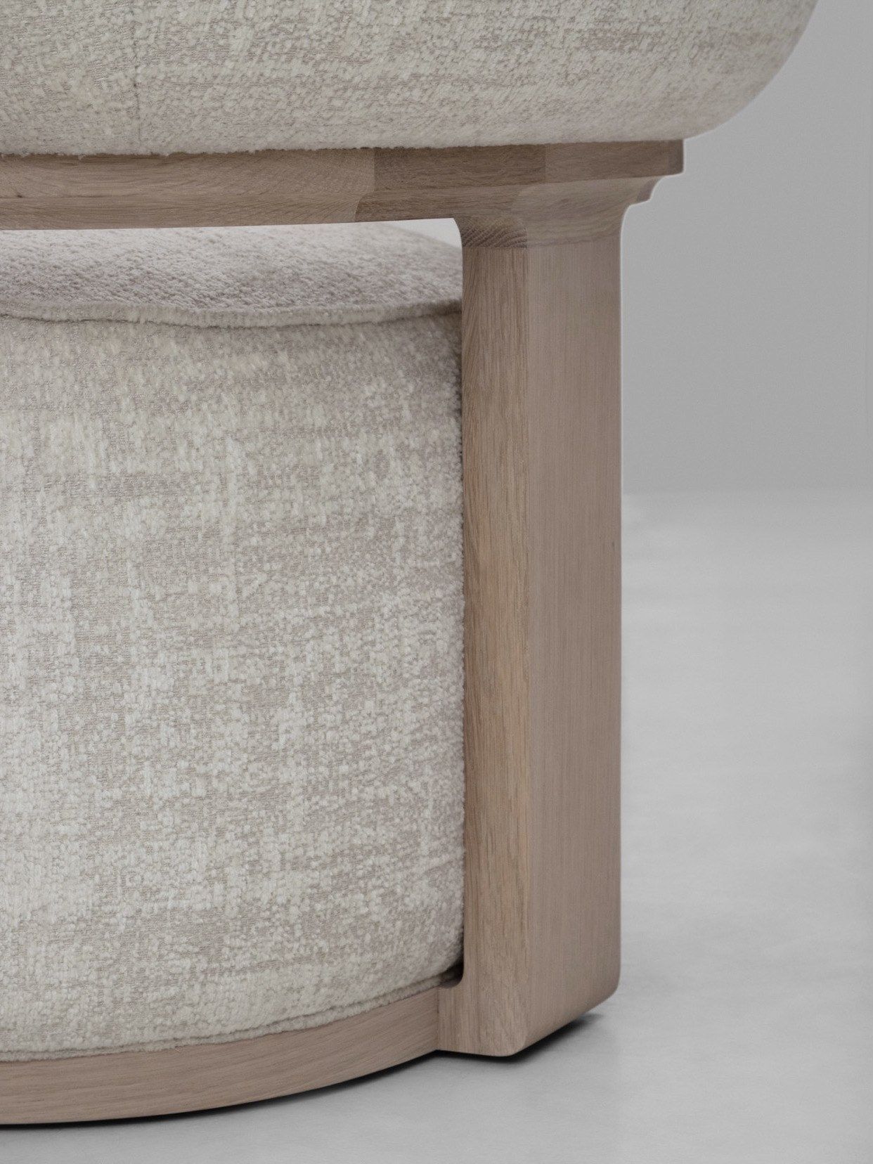 LOLA Fabric armchair with armrests By District Eight | design D8 Studio