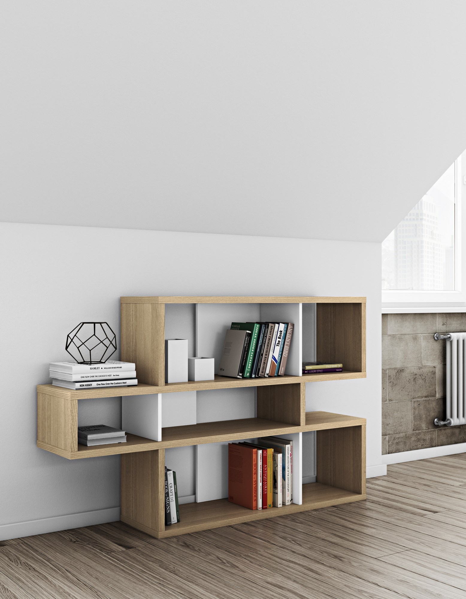 LONDON | Shelving unit Double-sided shelving unit By TemaHome | design ...