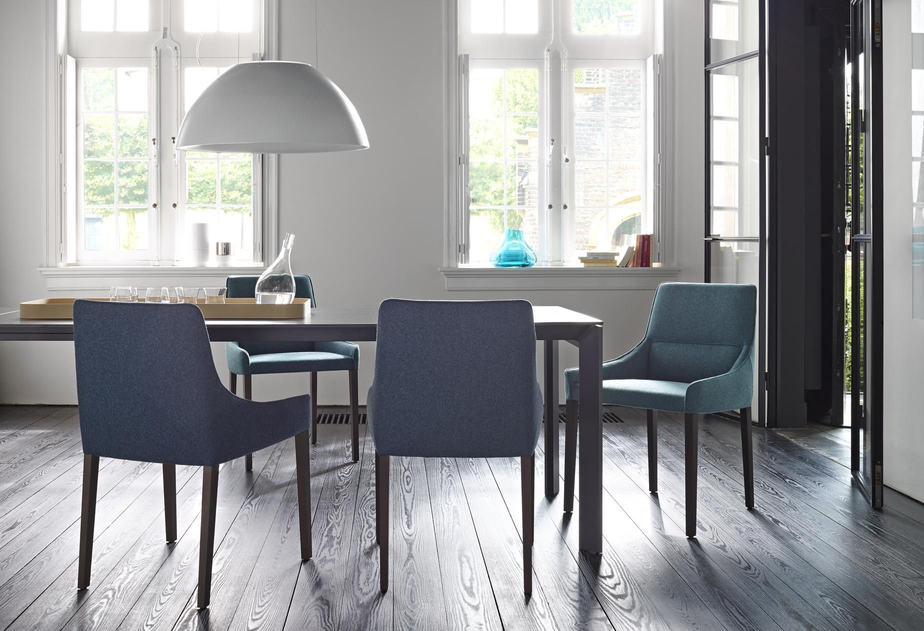 Sedia imbottita in tessuto LONG ISLAND - Ligne Roset - Edilportale