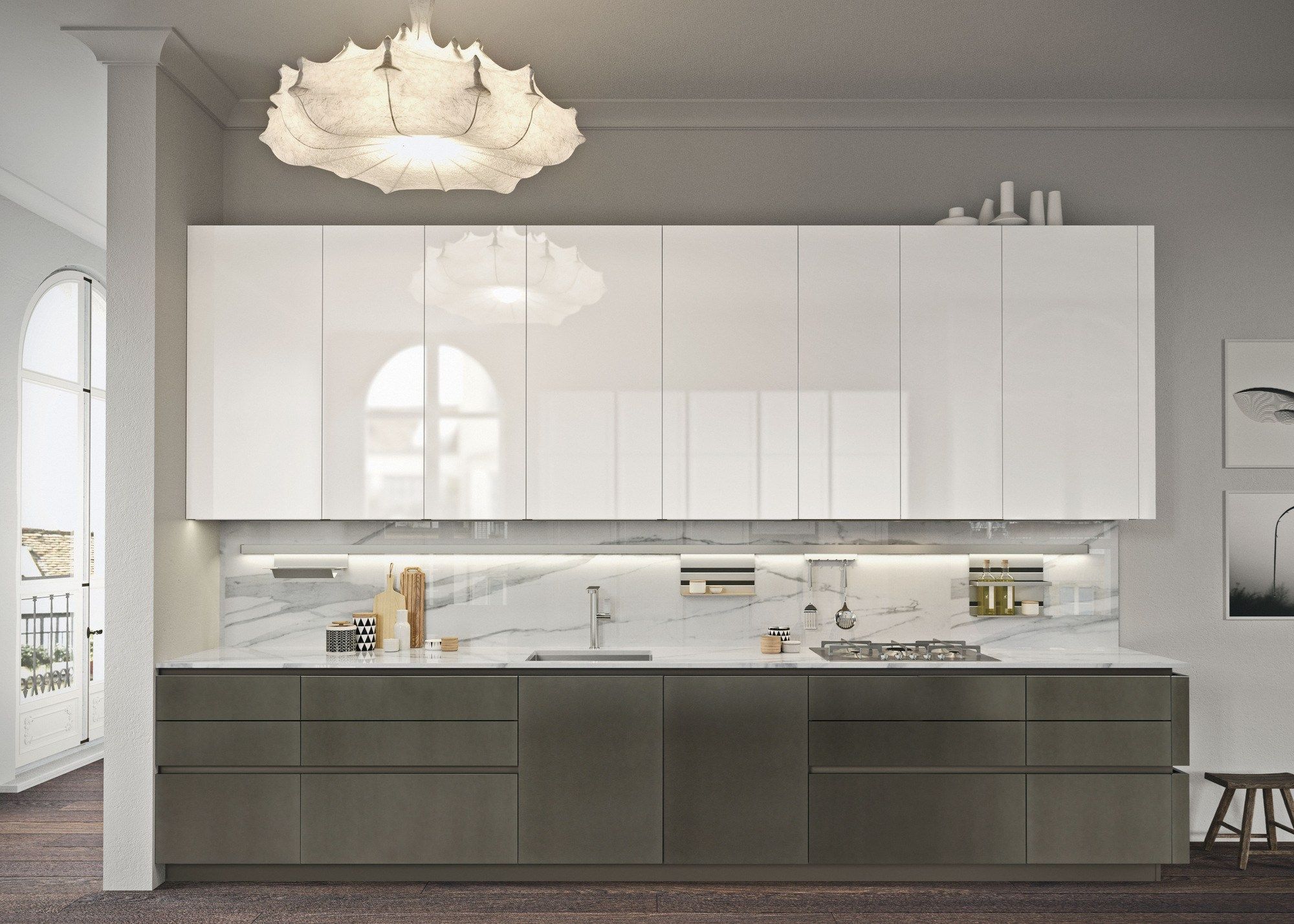 LOOK | Linear kitchen By Snaidero design Michele Marcon