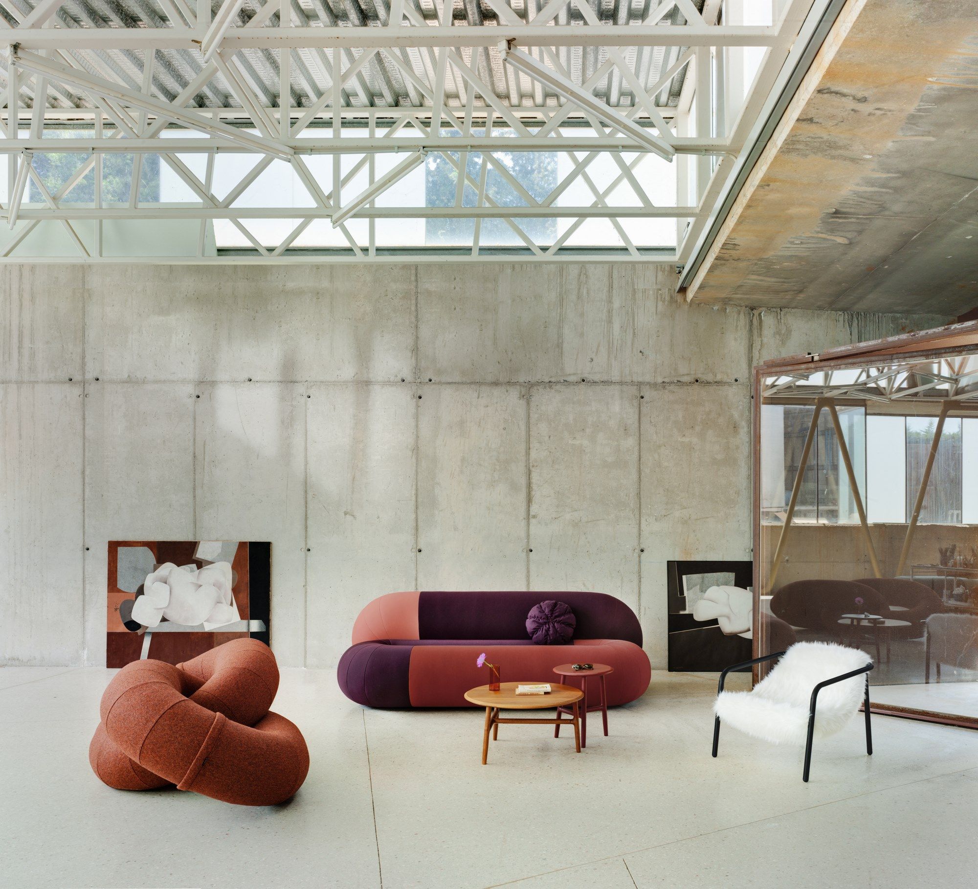 LOOP | Sofá 3 plazas By Sancal diseño Raw Color