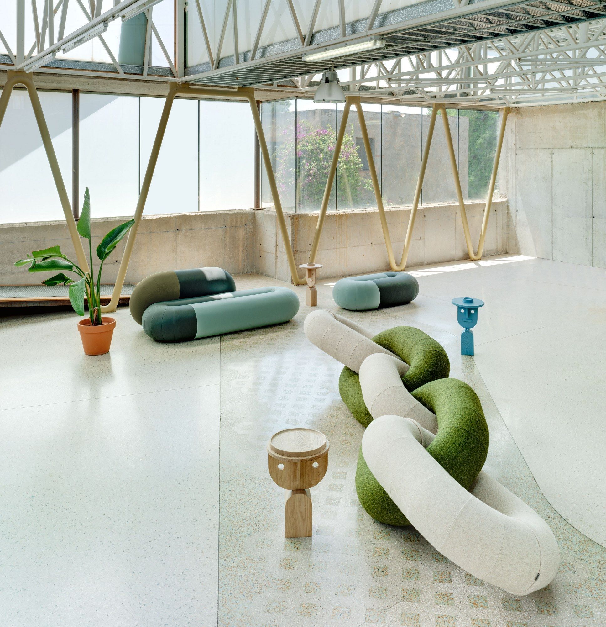 LOOP | Sofá 3 plazas By Sancal diseño Raw Color