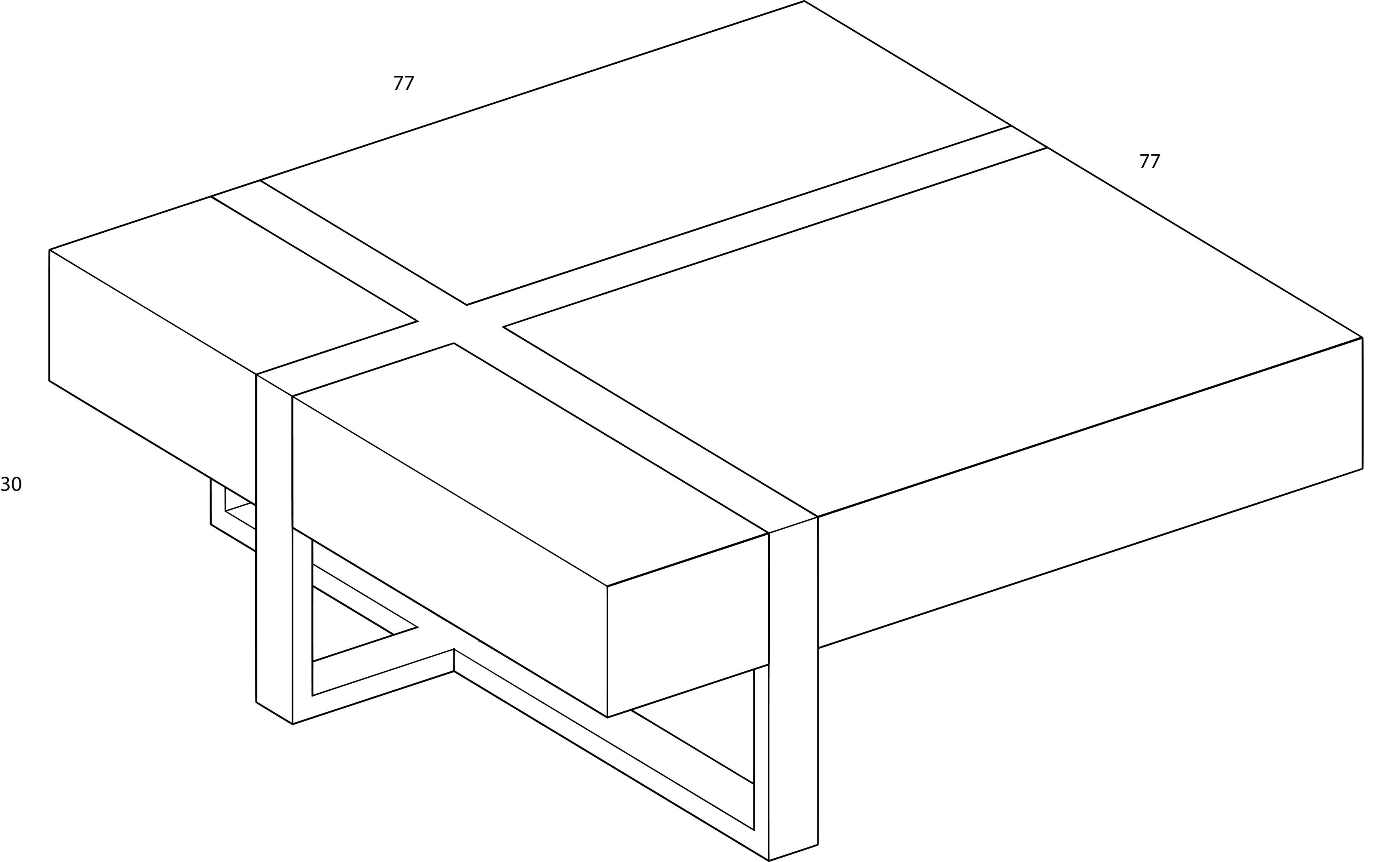 Square Valchromat® coffee table LOOP By ARKOF LABODESIGN design Giulia ...