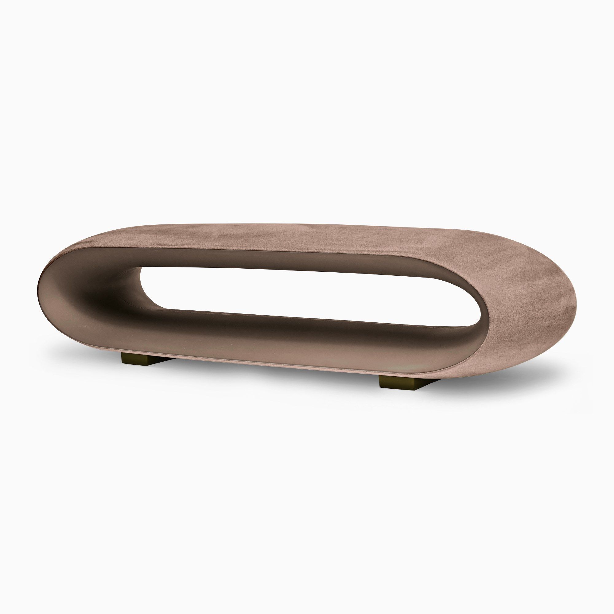 LOOP MOLESKIN garden bench By Serralunga