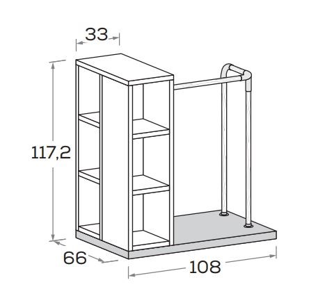 LOOP SYSTEM | Bookcase By Nidi