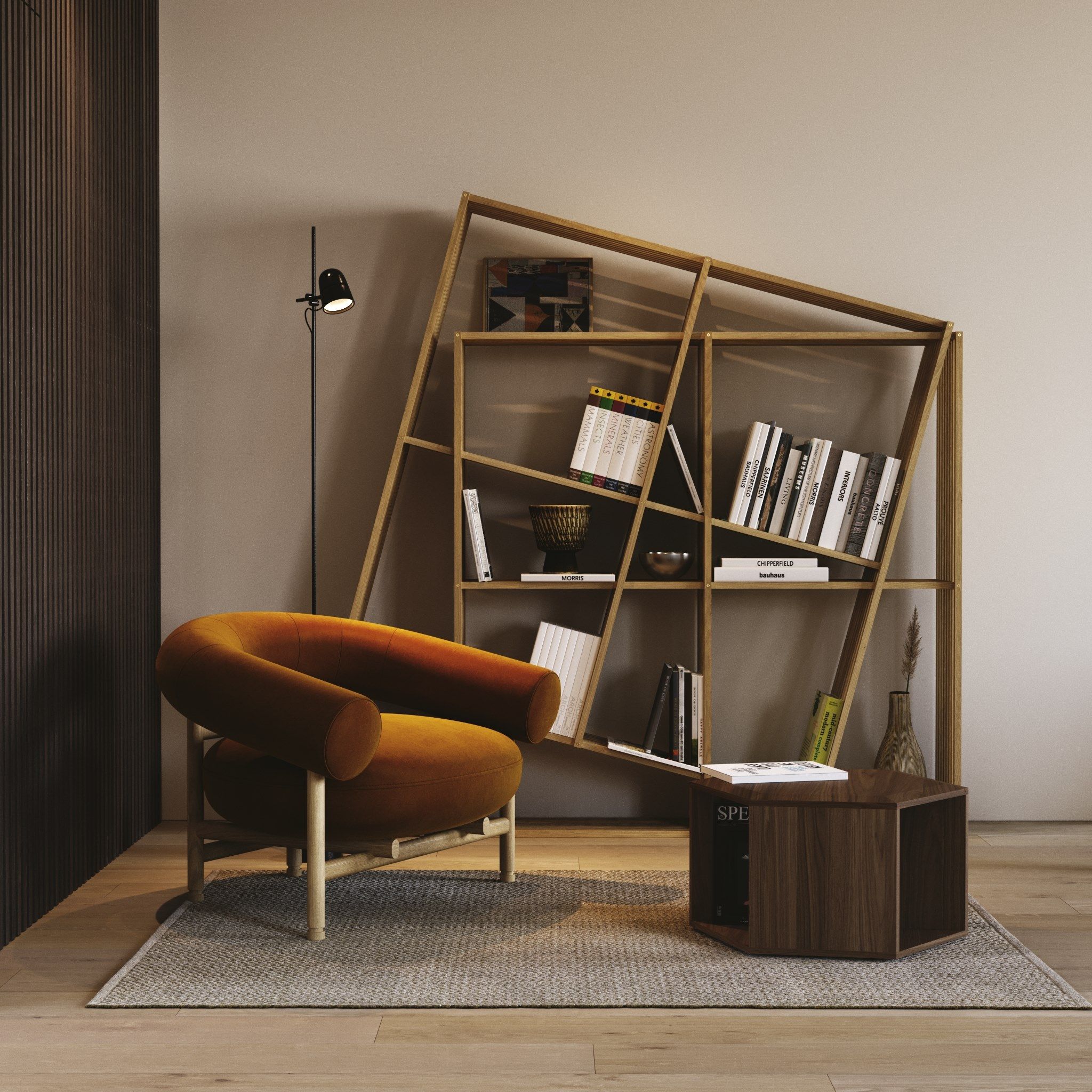 LOOP Armchair By Wewood | design David Girelli