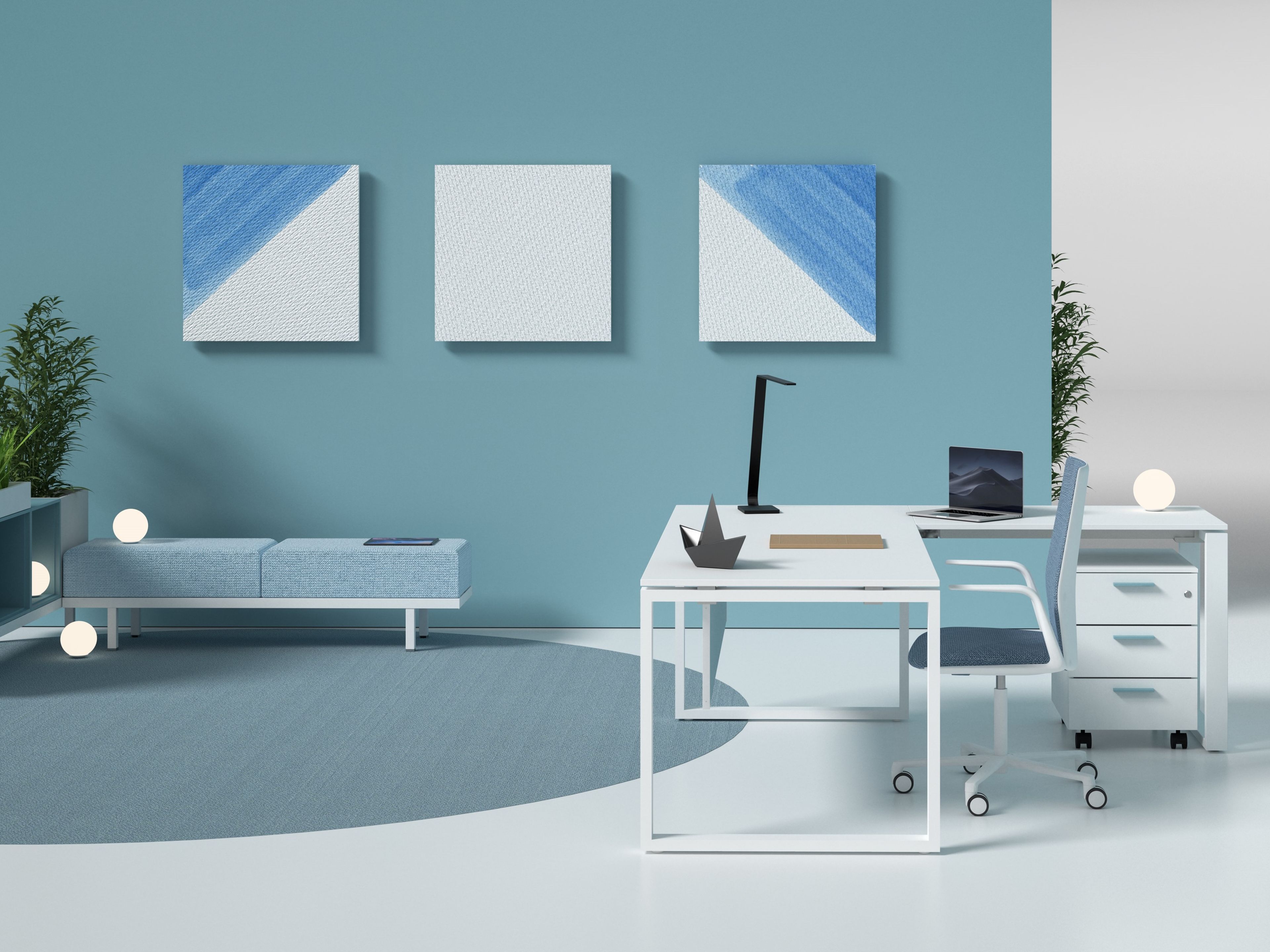 LOOPY Aluminium and wood executive desk By Bralco | design Gianantonio ...