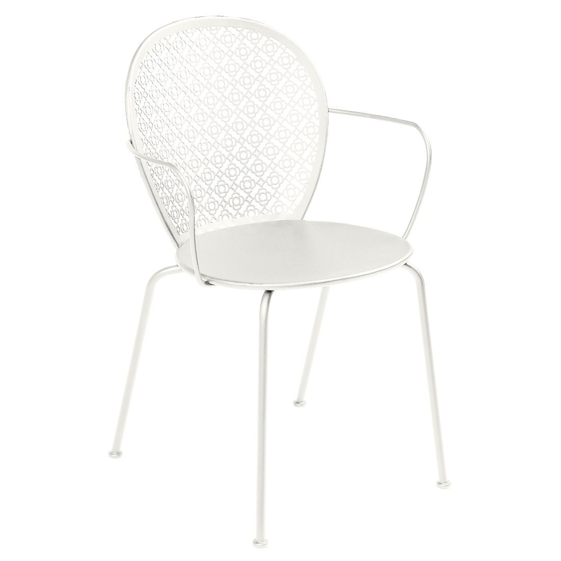 LORETTE | Chair with armrests By Fermob design Frédéric Sofia