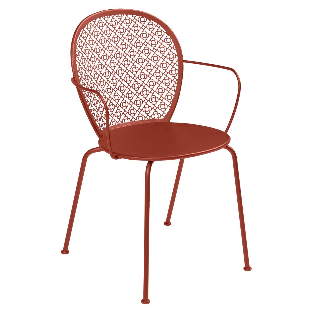 LORETTE | Chair with armrests By Fermob design Frédéric Sofia