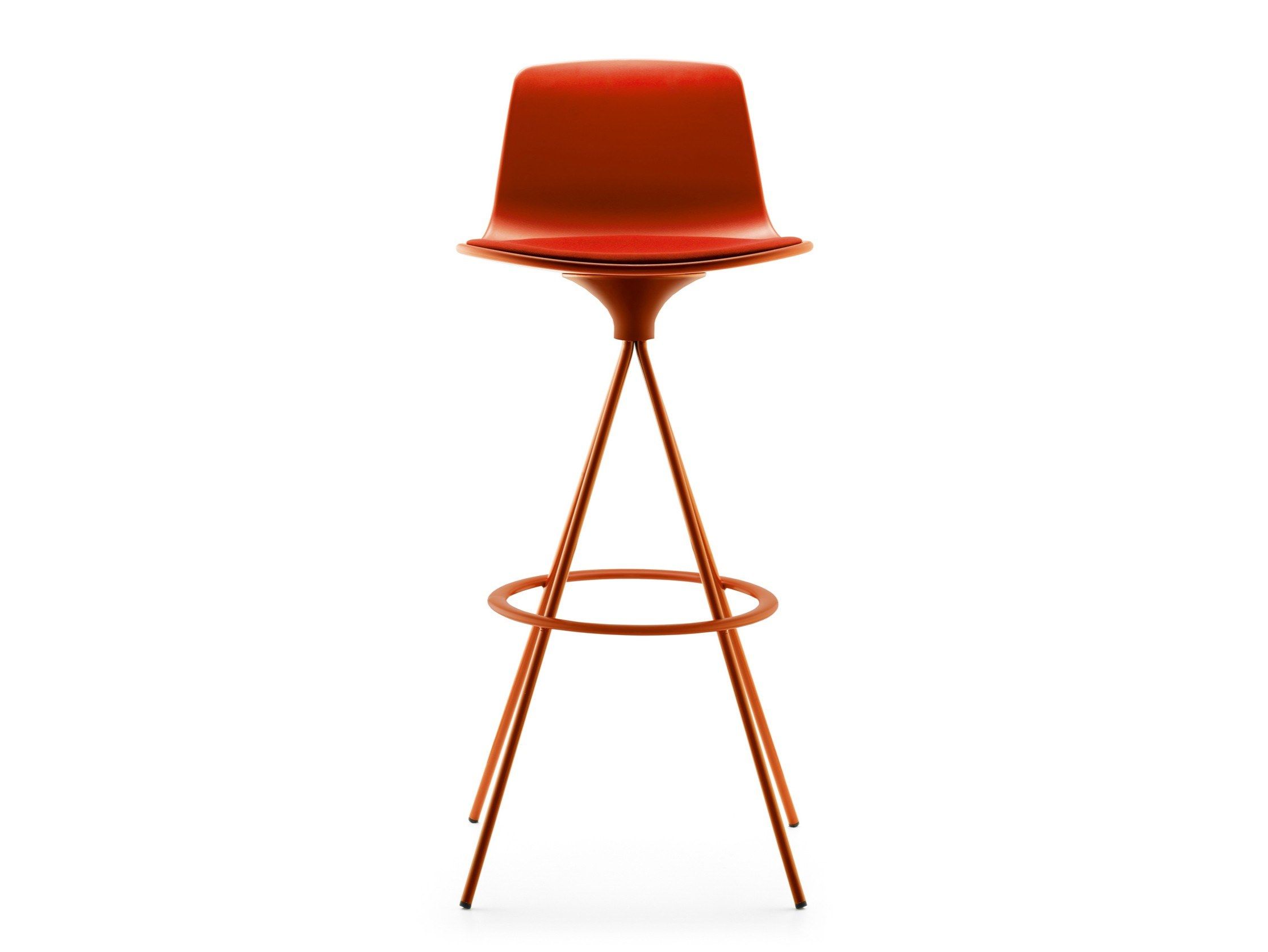 LOTTUS SPIN | Trestle-based stool By ENEA design Lievore Altherr Molina