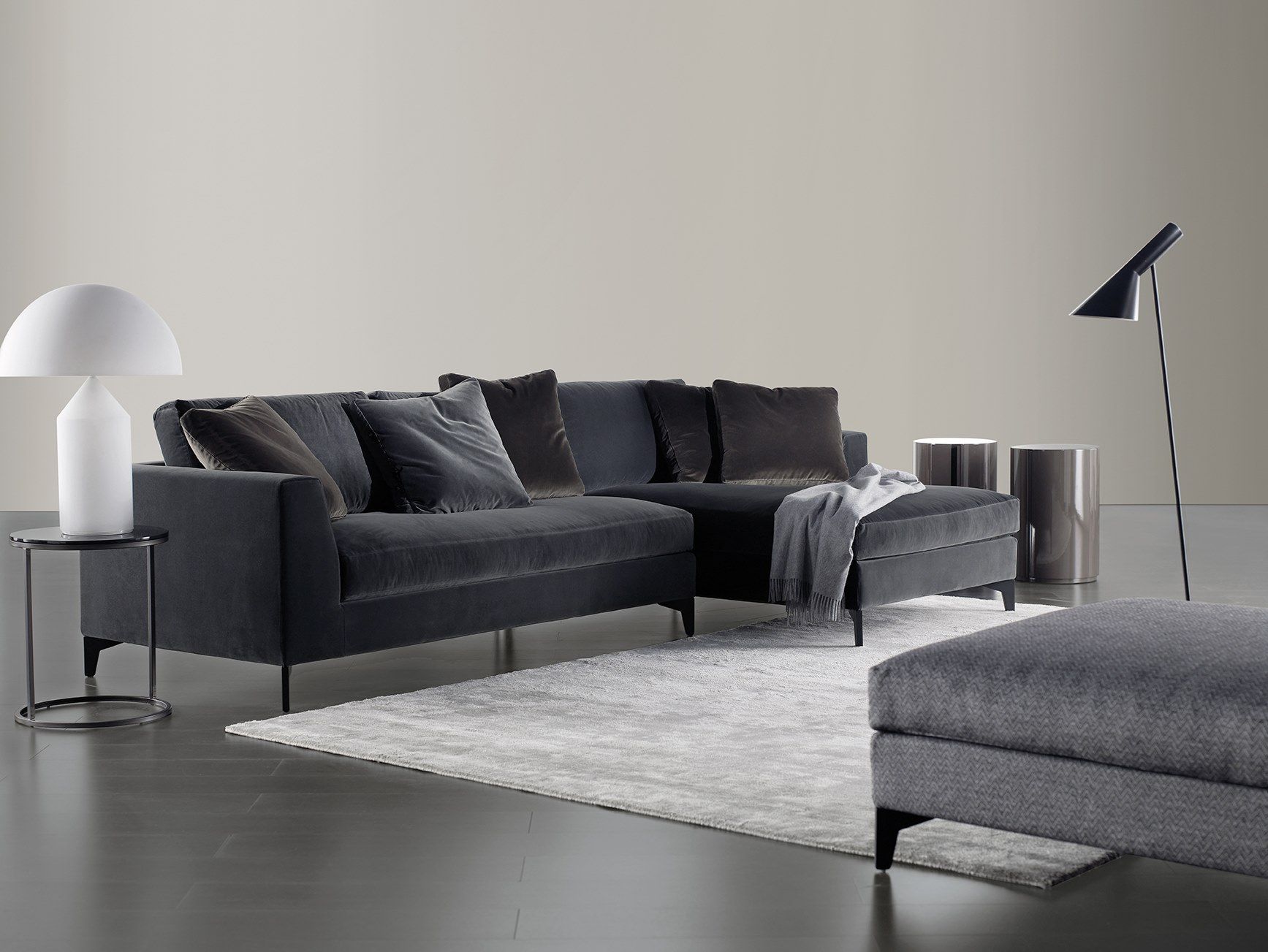 LOUIS UP Modular sofa with removable cover By Meridiani | design Andrea ...