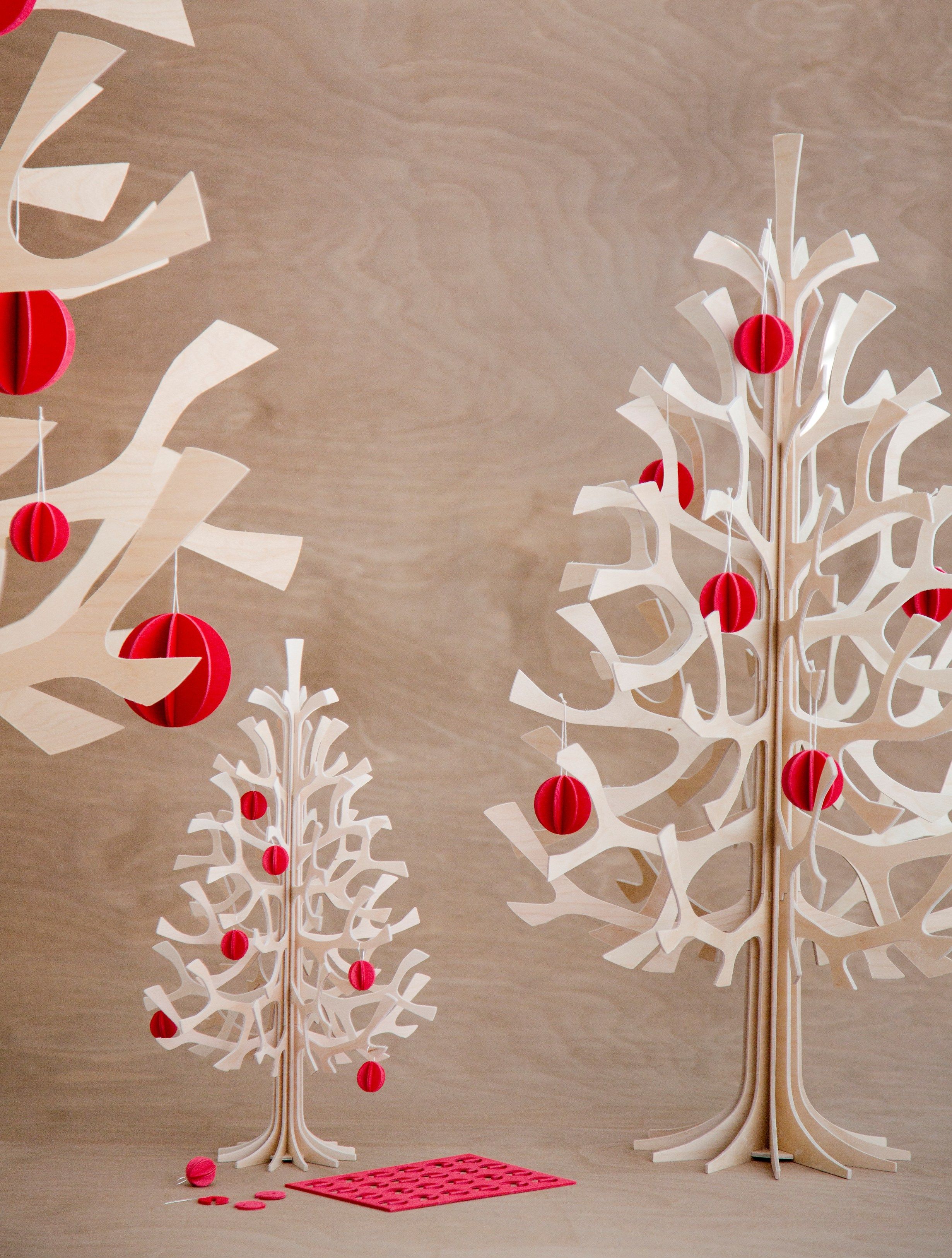 Plywood decorative object LOVI SPRUCE TREE 30CM By Arkki by Lovi