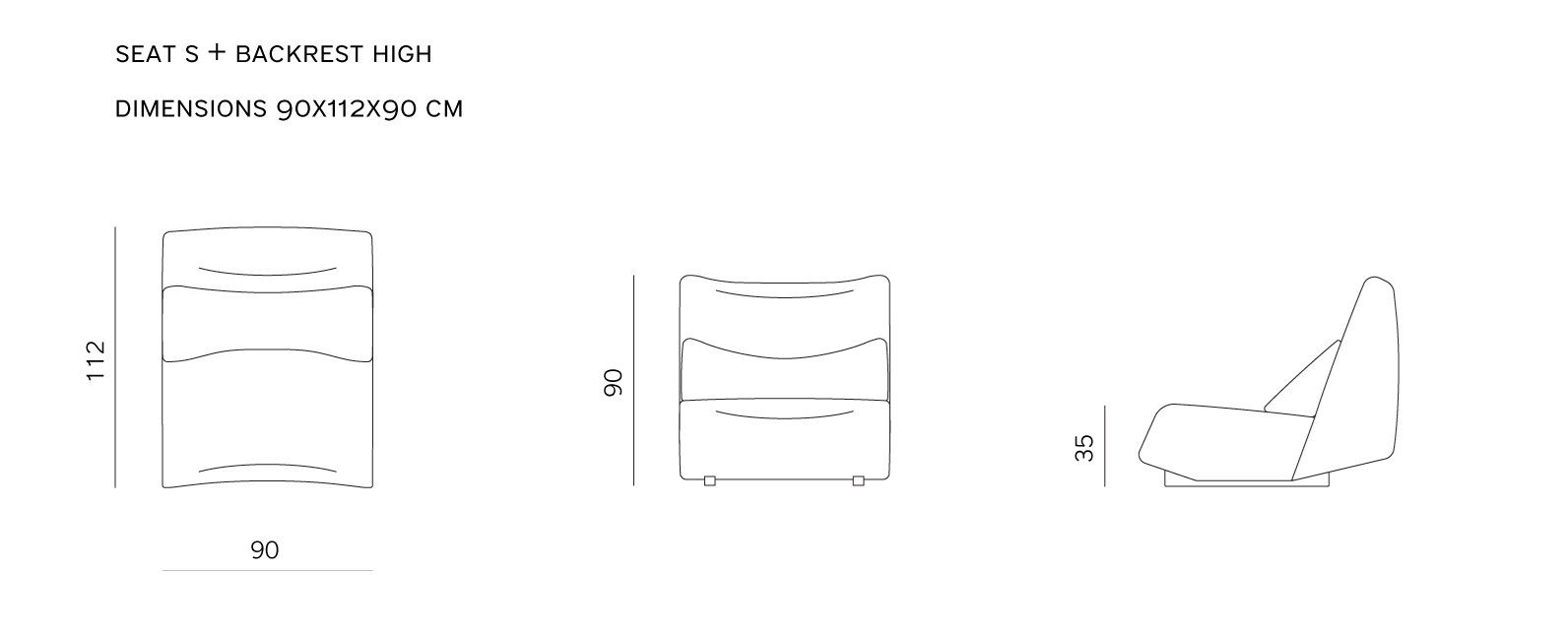 ABSENT | Sofa with chaise longue Absent Collection By prostoria design ...