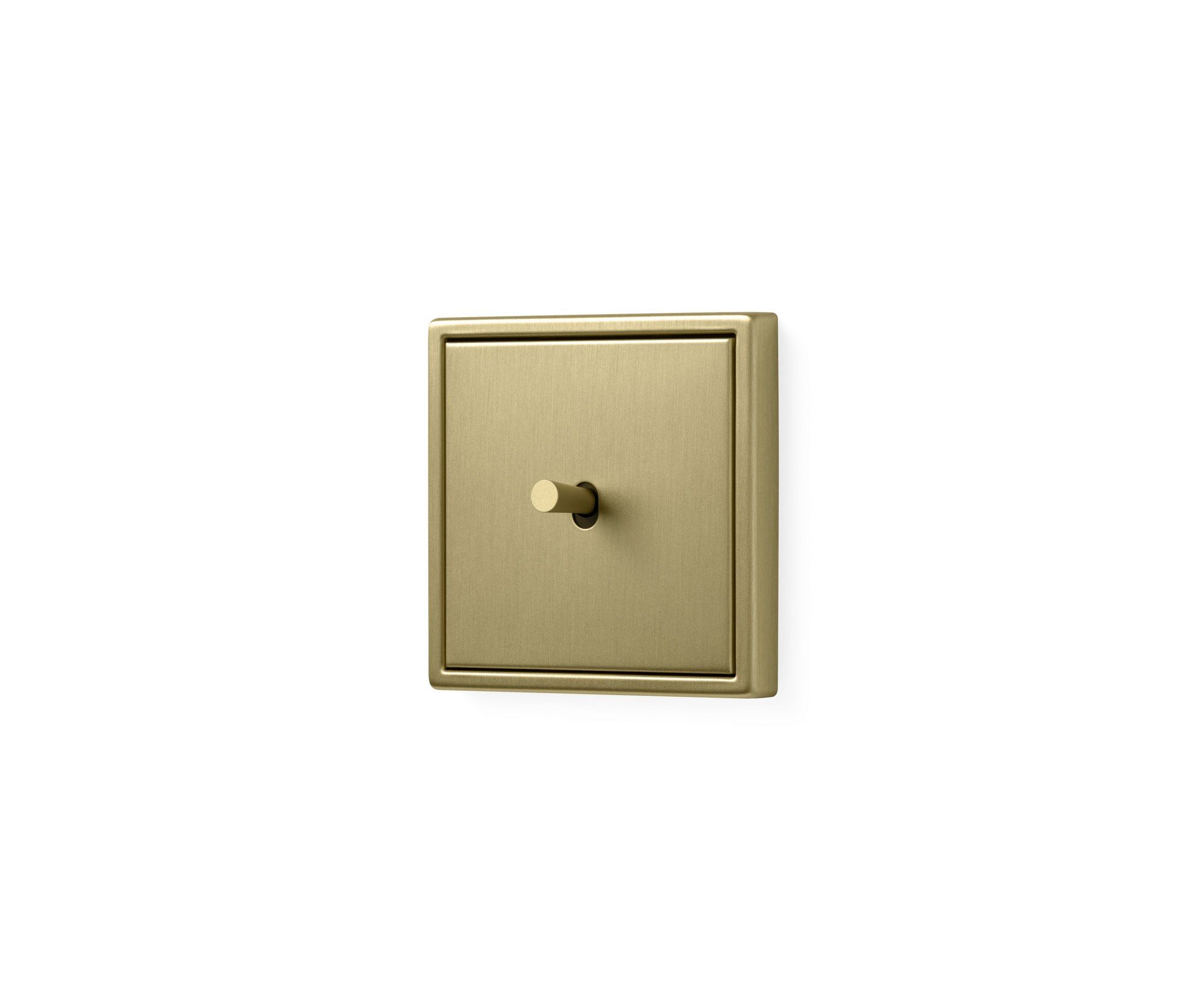 LS 1912 BRASS 1X | Electrical switch 1x brass electrical socket By JUNG