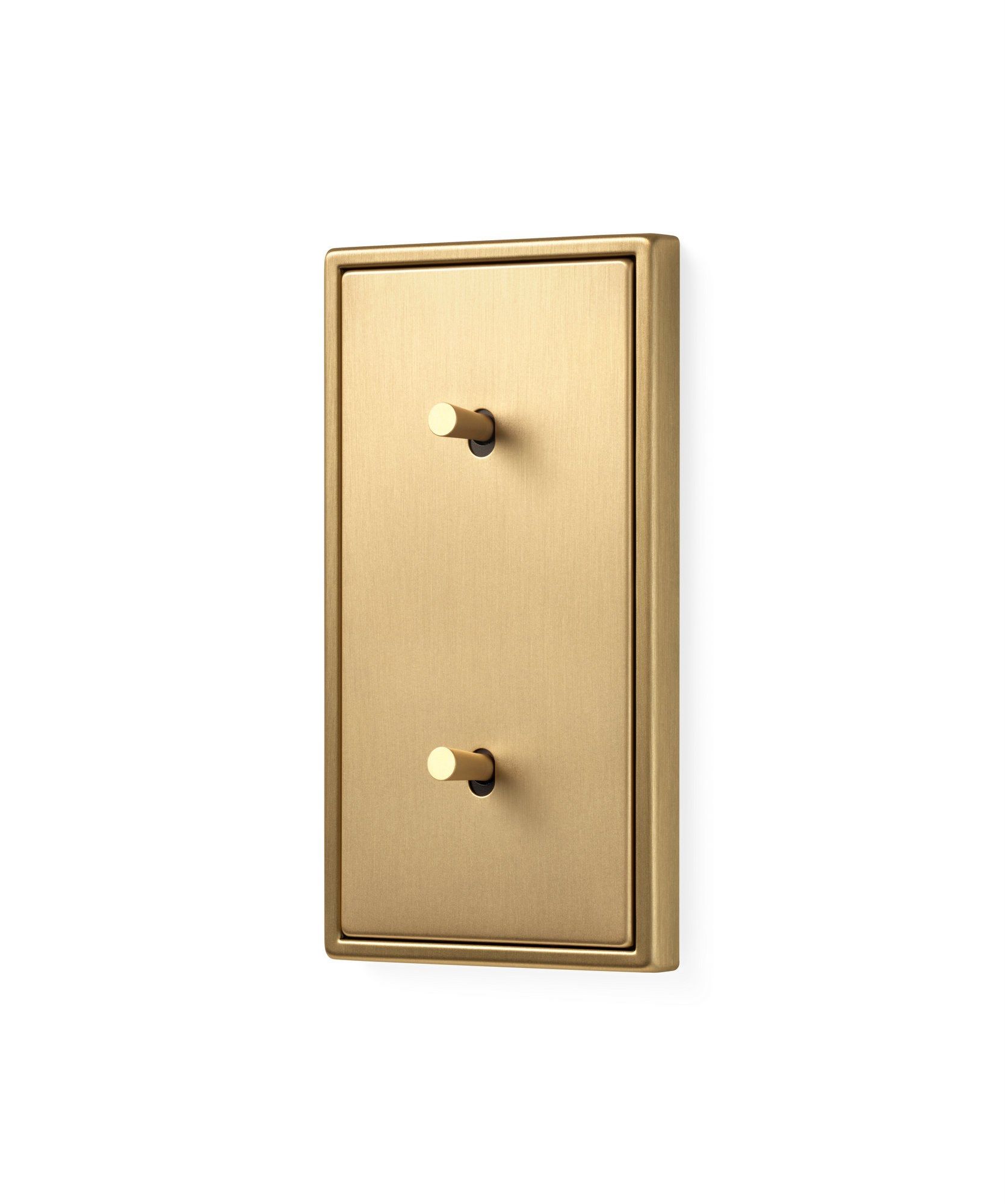 LS 1912 BRASS 2X | Brass electrical switch LS 1912 Collection By JUNG