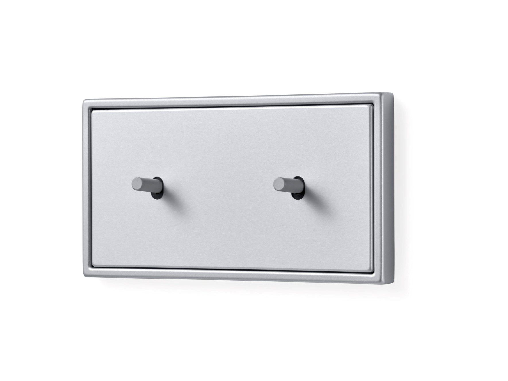 LS 1912 2X | Aluminium electrical switch 2x aluminium electrical socket ...