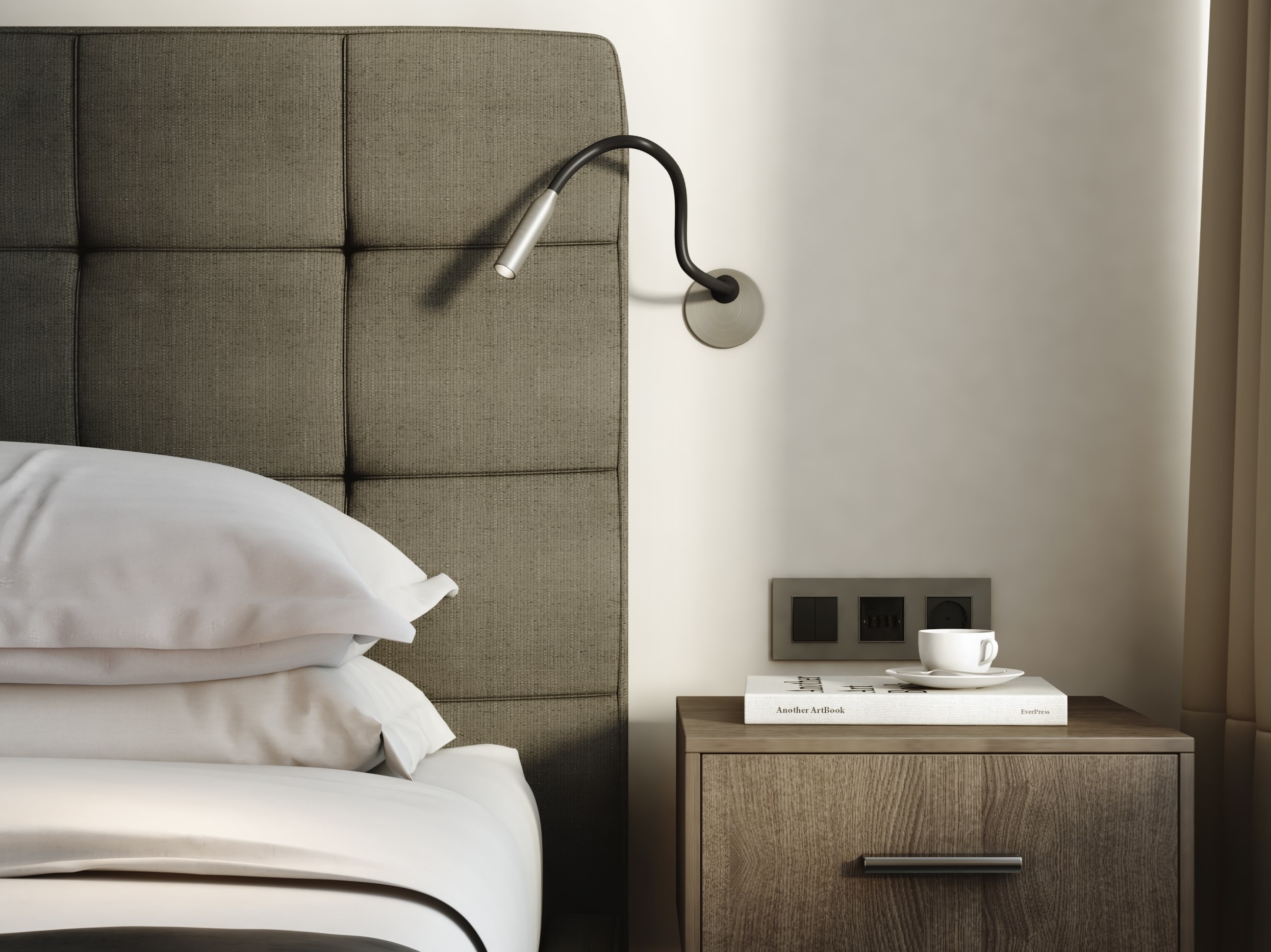 LED adjustable zinc reading lamp LUCCA RECESSED By Astro Lighting