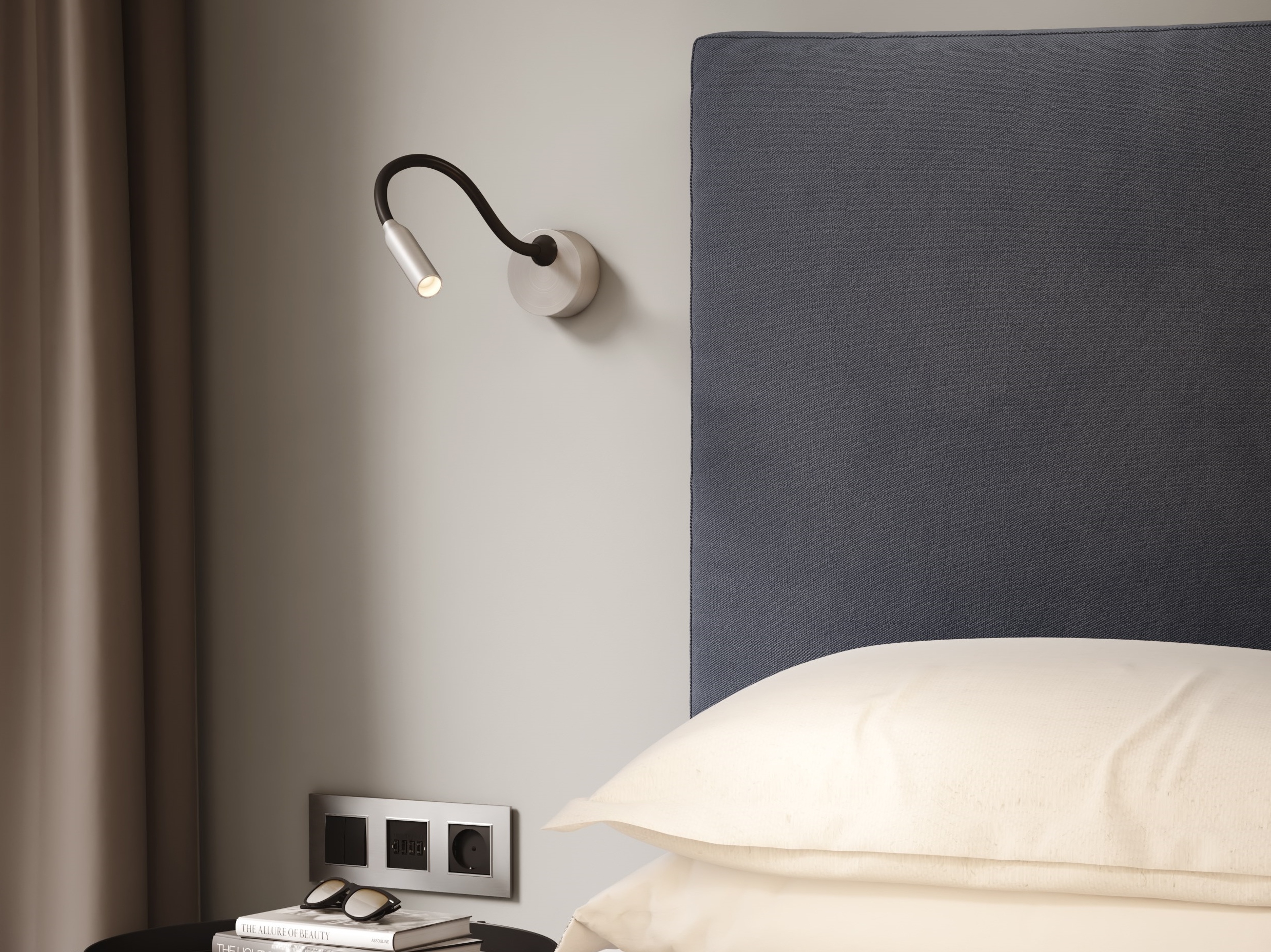 LUCCA SURFACE LED adjustable zinc reading lamp By Astro Lighting