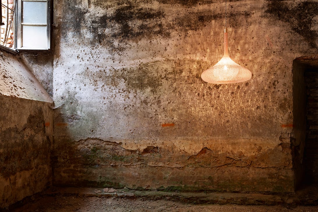 LUCE Metal pendant lamp By Fisionarte | design Domenico Rinaldi