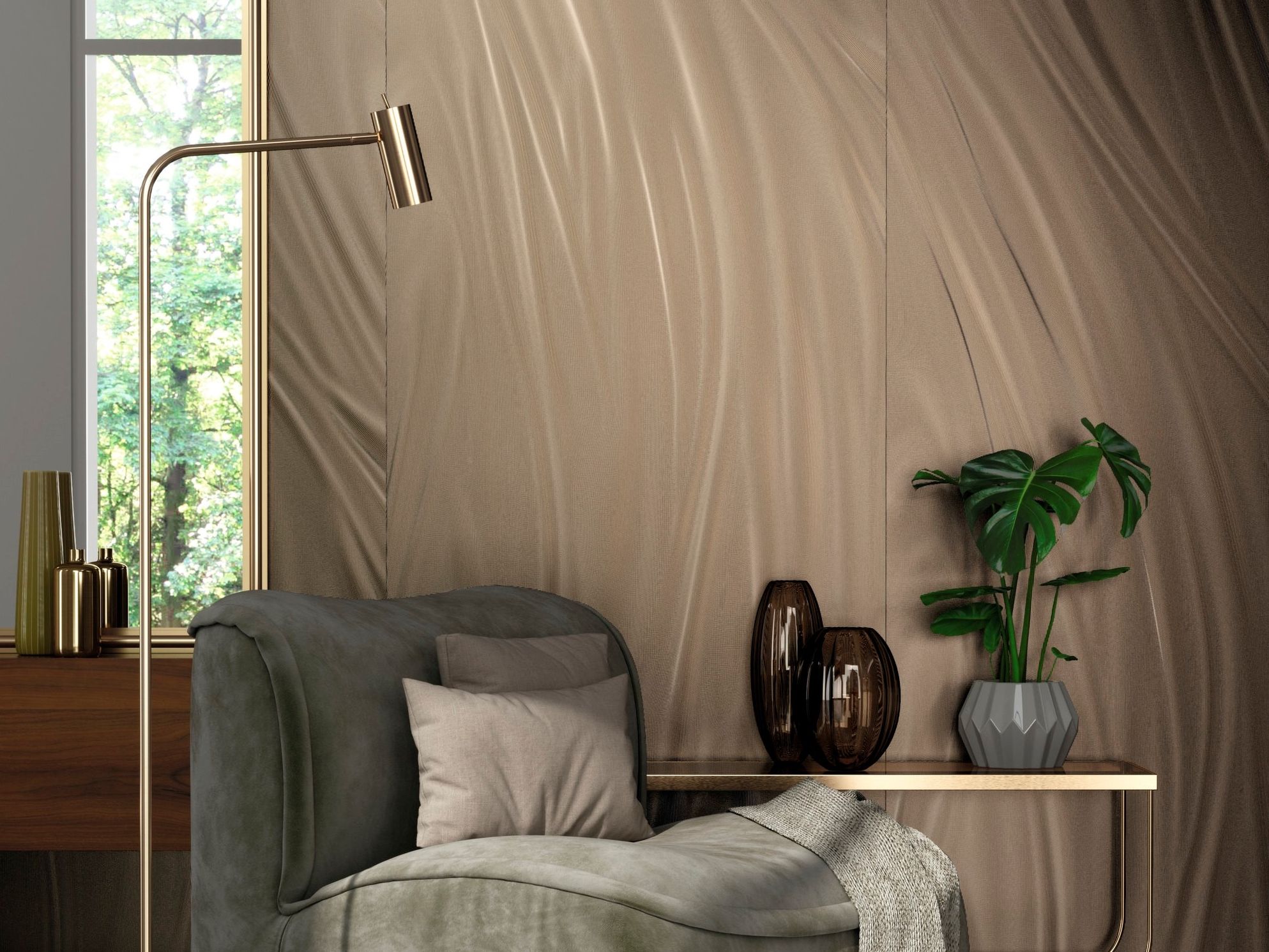 LUCE GOLD Rivestimento By Fiandre Architectural Surfaces