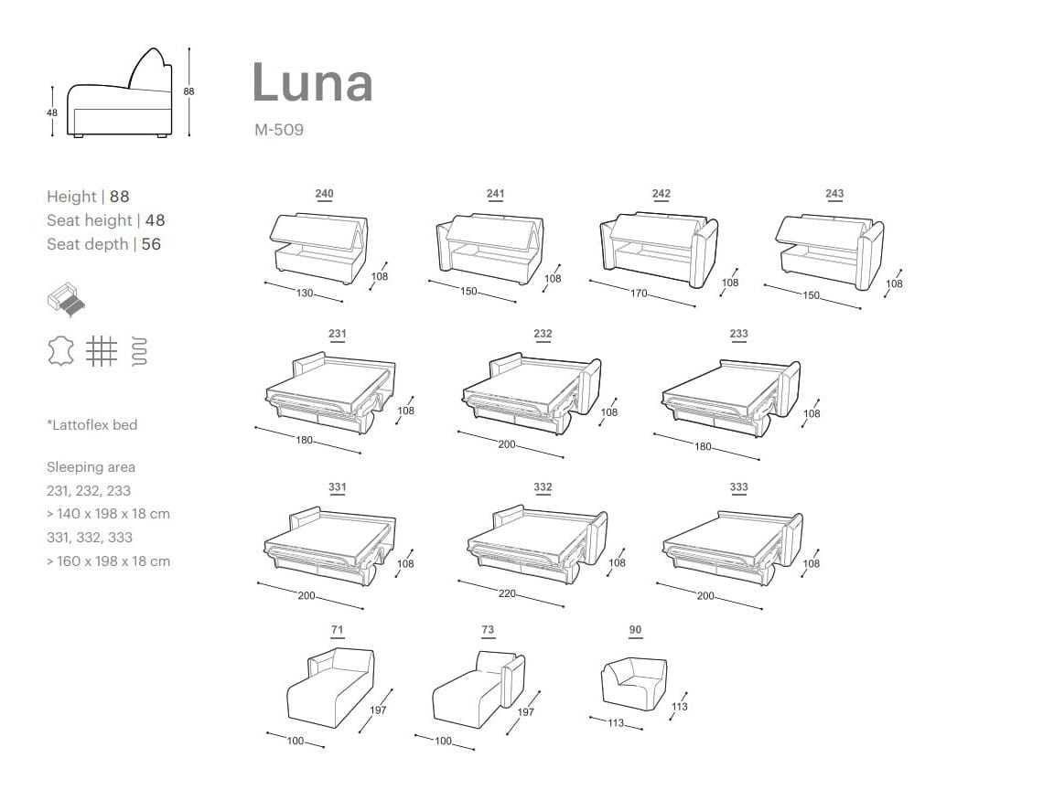 LUNA | Divano letto By Extraform design Zoran Jedrejcic