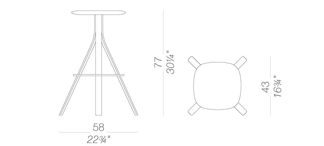 LUSTO Stool By Lapalma | design Karri Monni