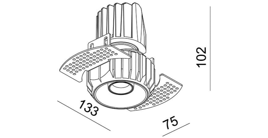 LUXUS MINI TRIMLESS Spotlight By PROLED