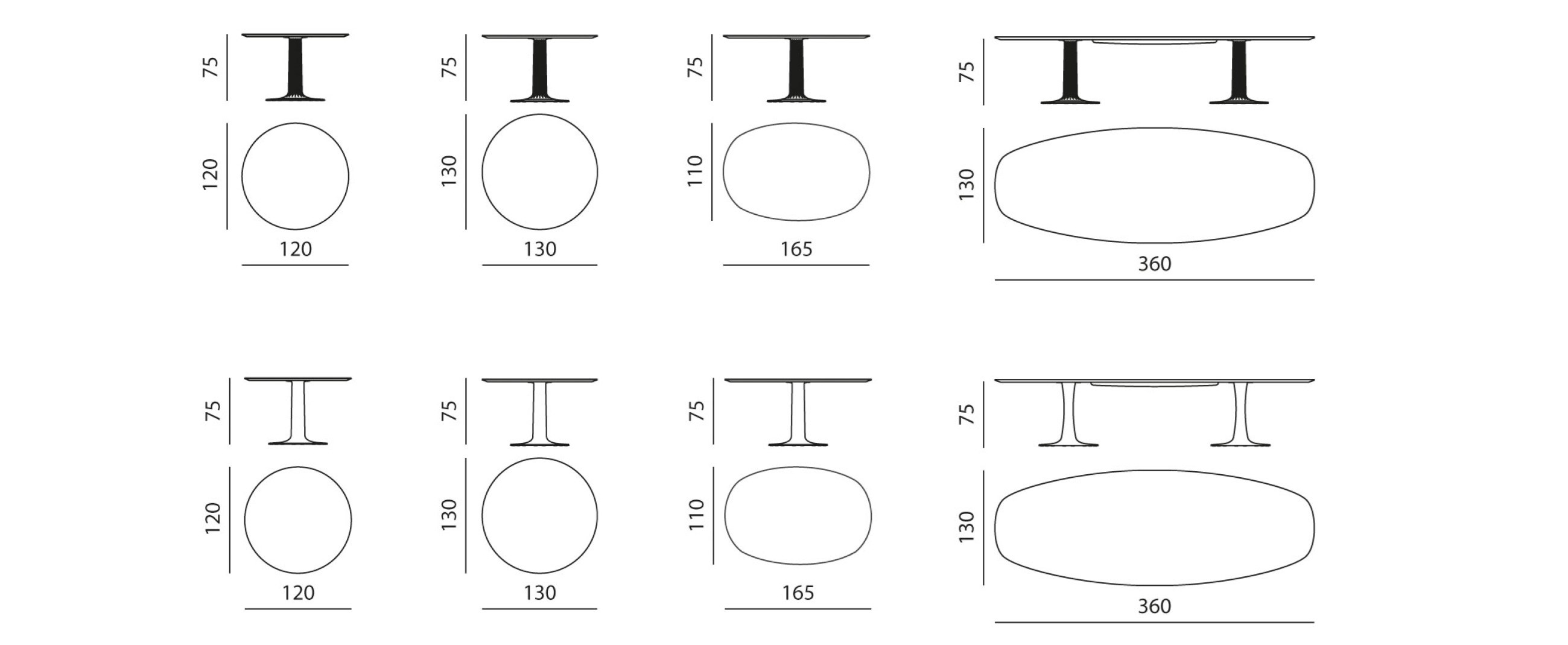LX627 Oval wooden table By LEOLUX LX | design Hugo de Ruiter