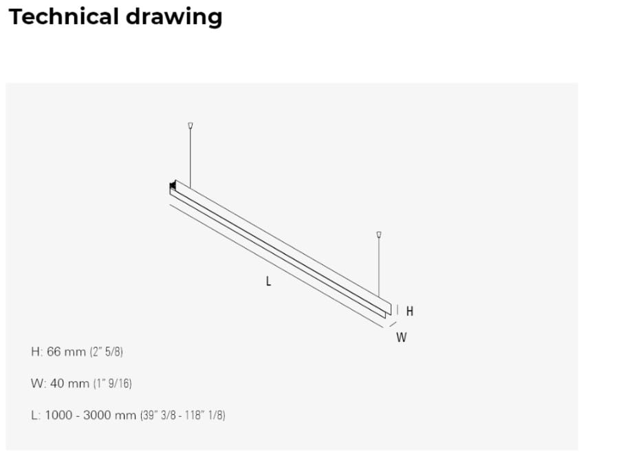 LYNAR SDI Linear lighting profile By Intra lighting