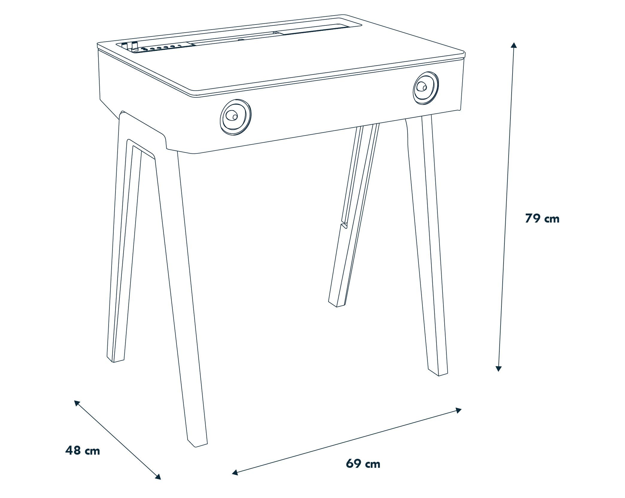LX TURNTABLE WALNUT Speaker By La Boite concept