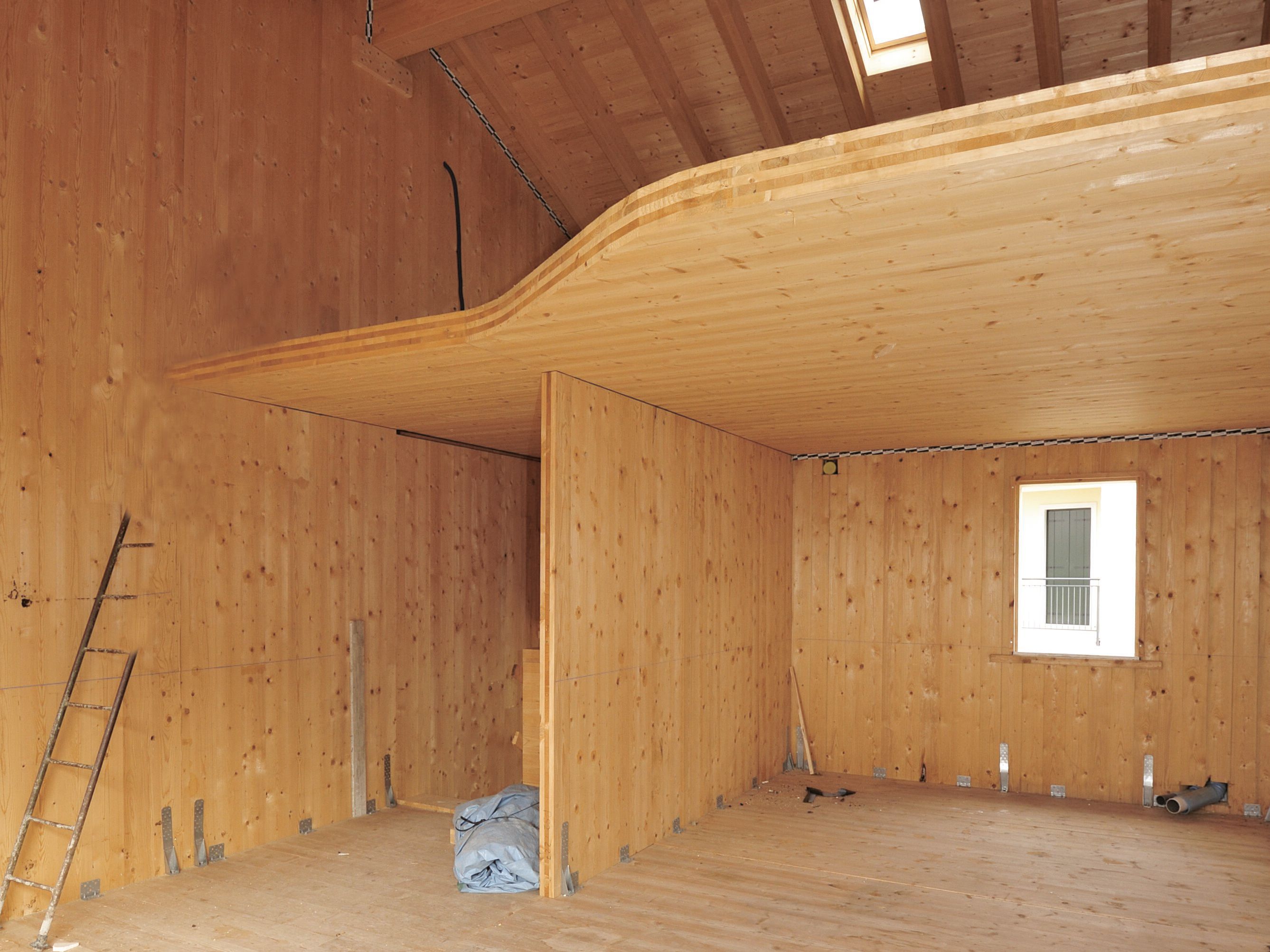 X-LAM Precast reinforced external panel By La Legnami