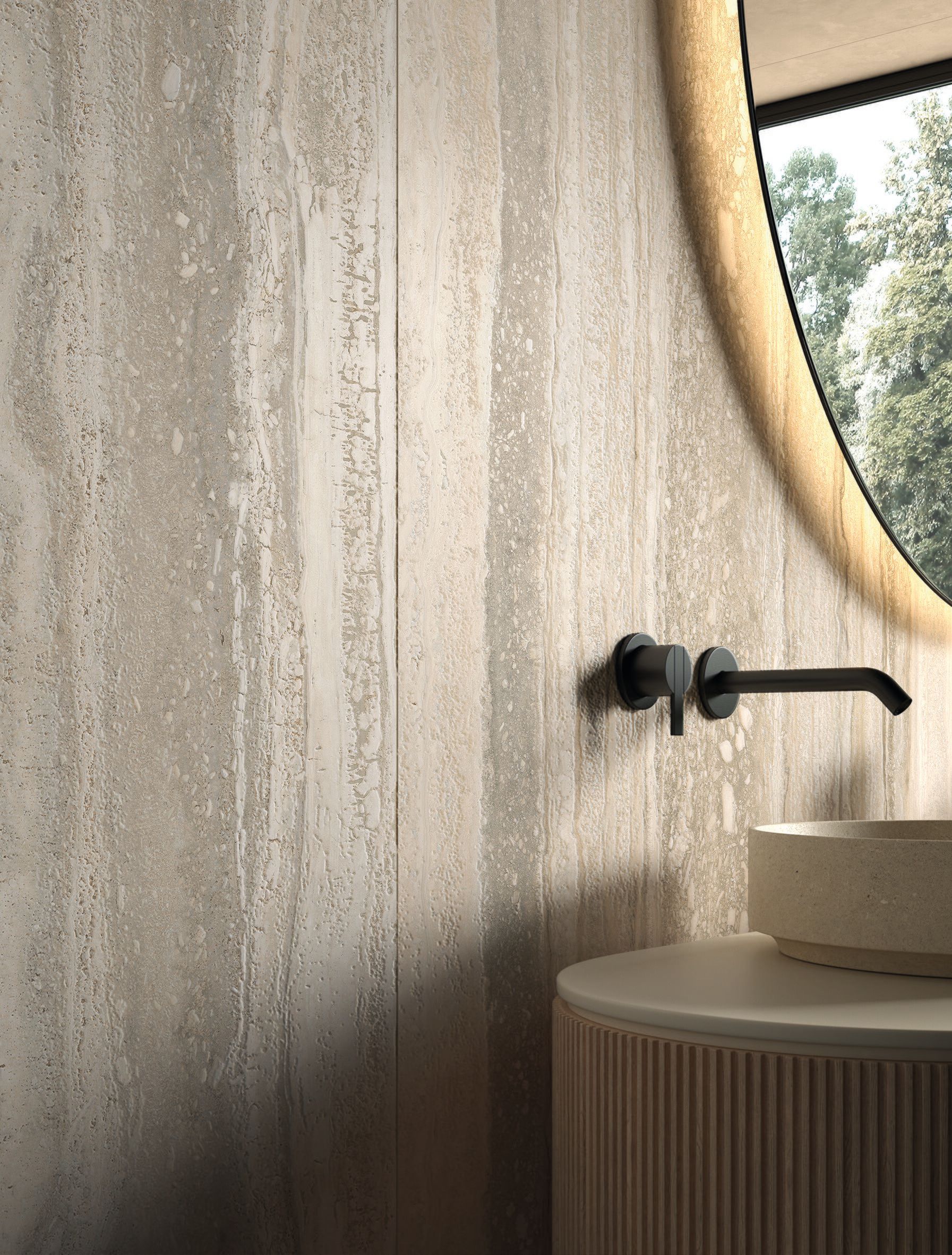 COCOON TRAVERTINO SG Full-body porcelain stoneware wall/floor tiles By ...