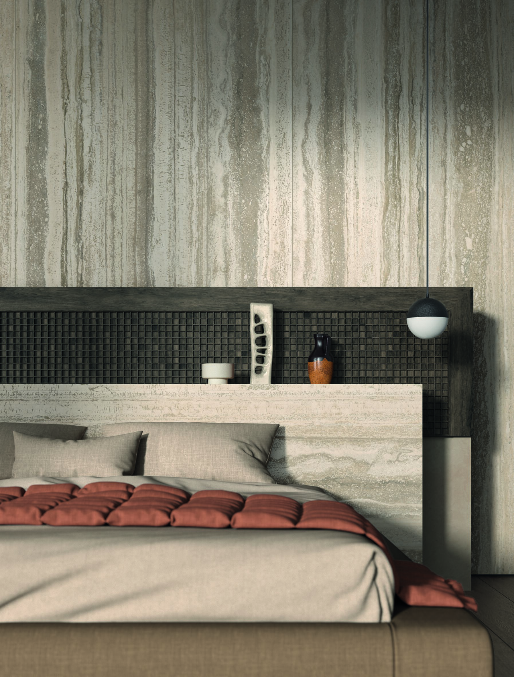 COCOON TRAVERTINO SG Full-body porcelain stoneware wall/floor tiles By ...