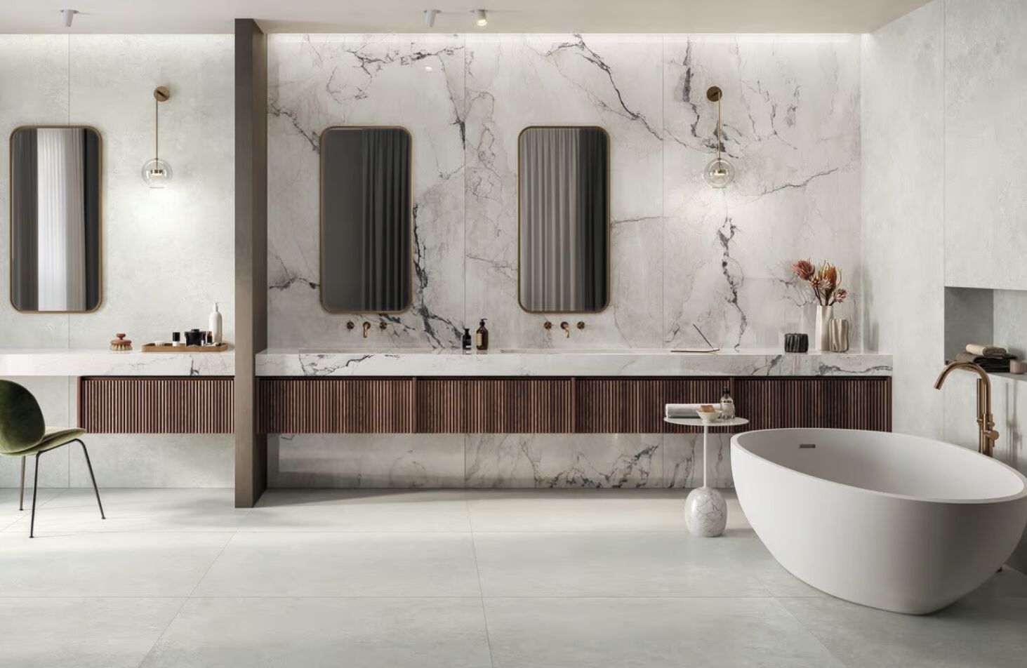 VIS Full-body porcelain stoneware wall/floor tiles By LaFaenza