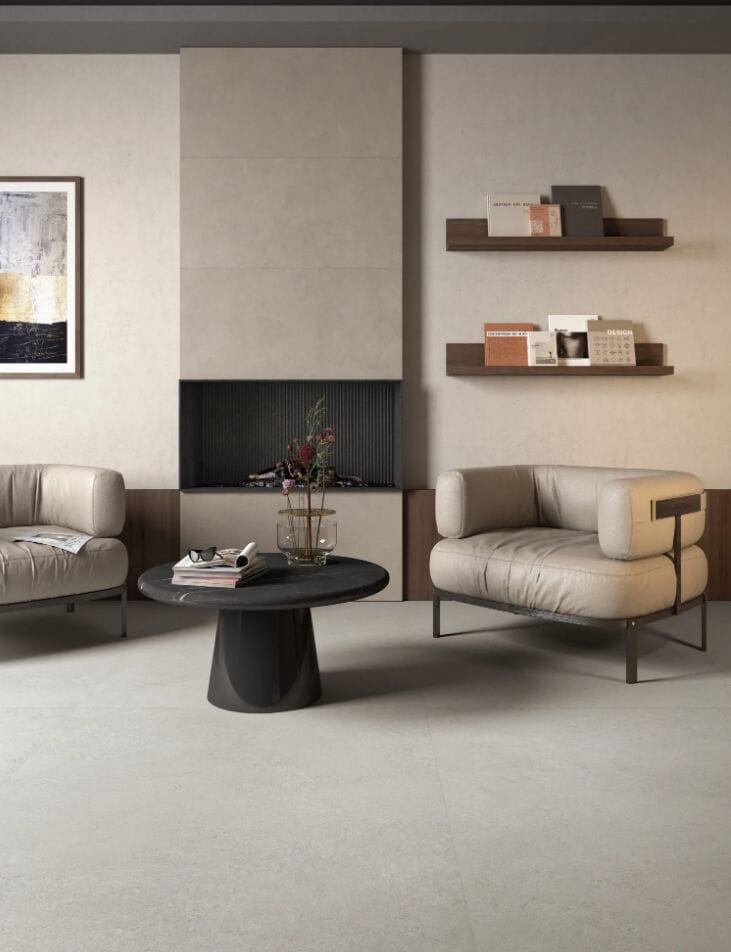 VIS Full-body porcelain stoneware wall/floor tiles By LaFaenza