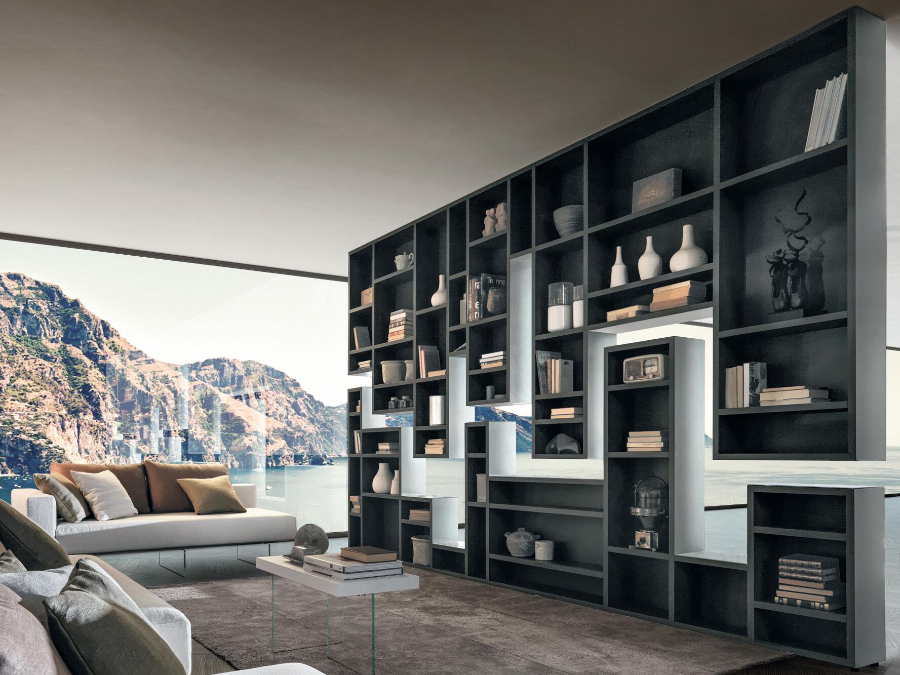 30MM WEIGHTLESS - 1251 Bookcase By Lago