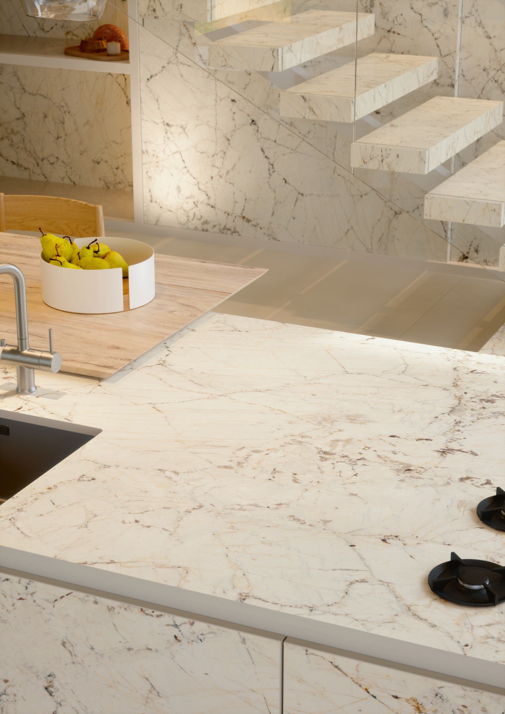 FUSION WHITE Laminam® wall tiles By Laminam