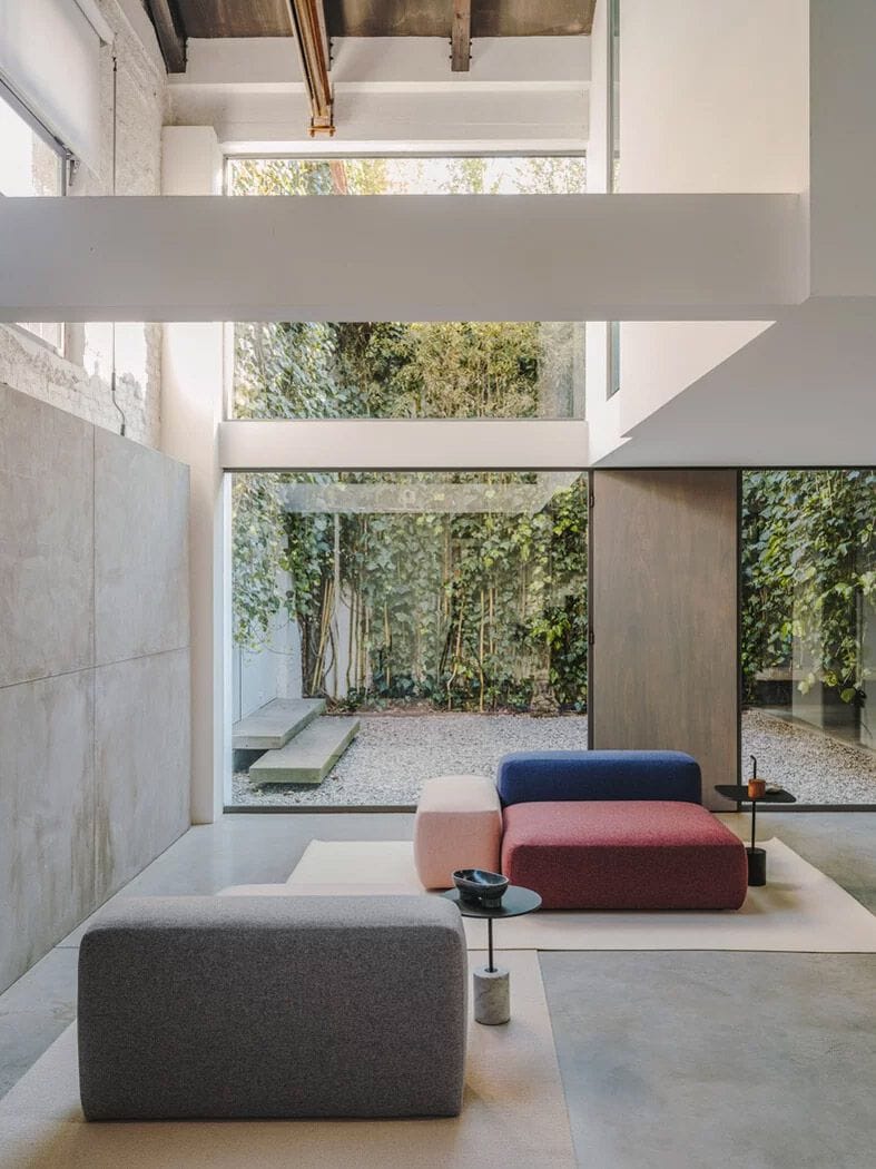 PLUS Modular fabric sofa with removable cover By Lapalma | design Francesco Rota