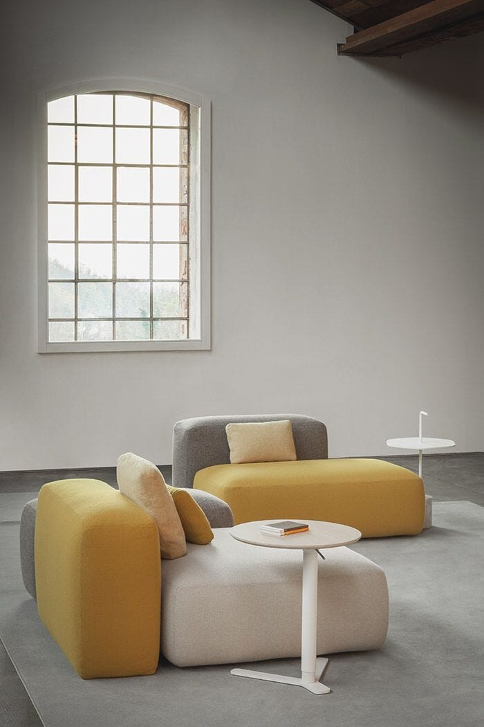 PLUS Modular fabric sofa with removable cover By Lapalma | design Francesco Rota