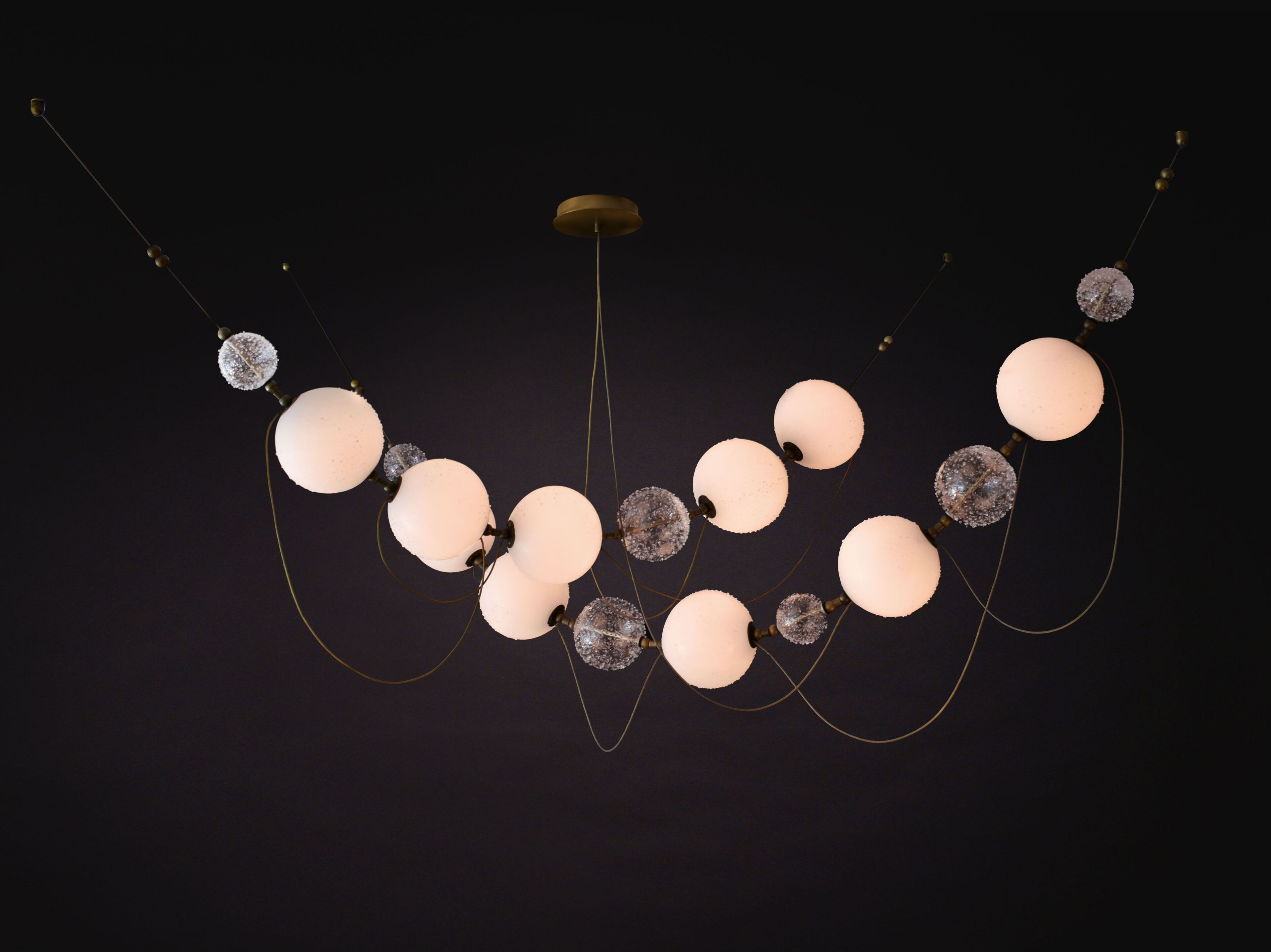 COCO-DE-MER LED pendant lamp By Larose Guyon