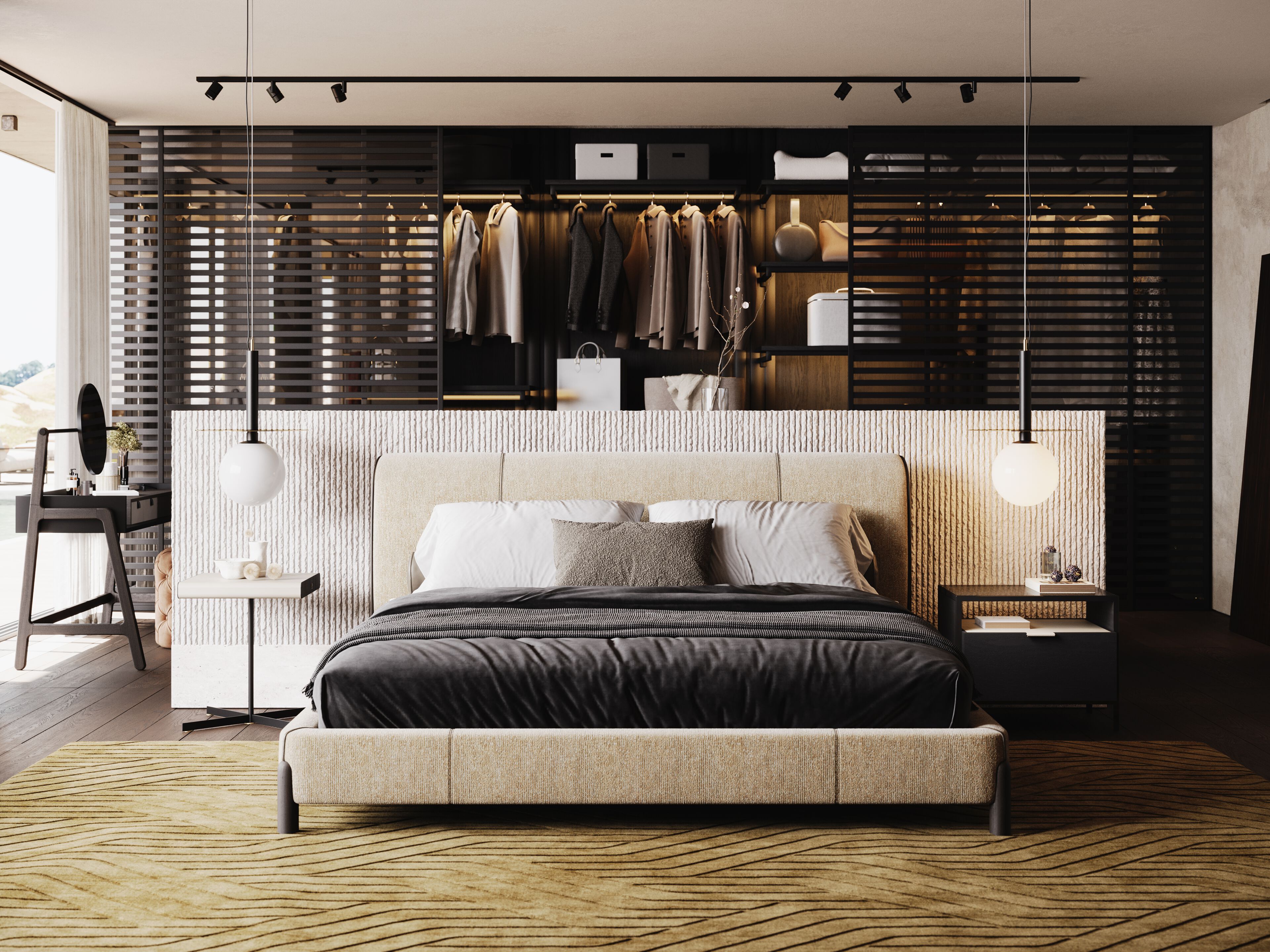 GRAY Bed By Laskasas