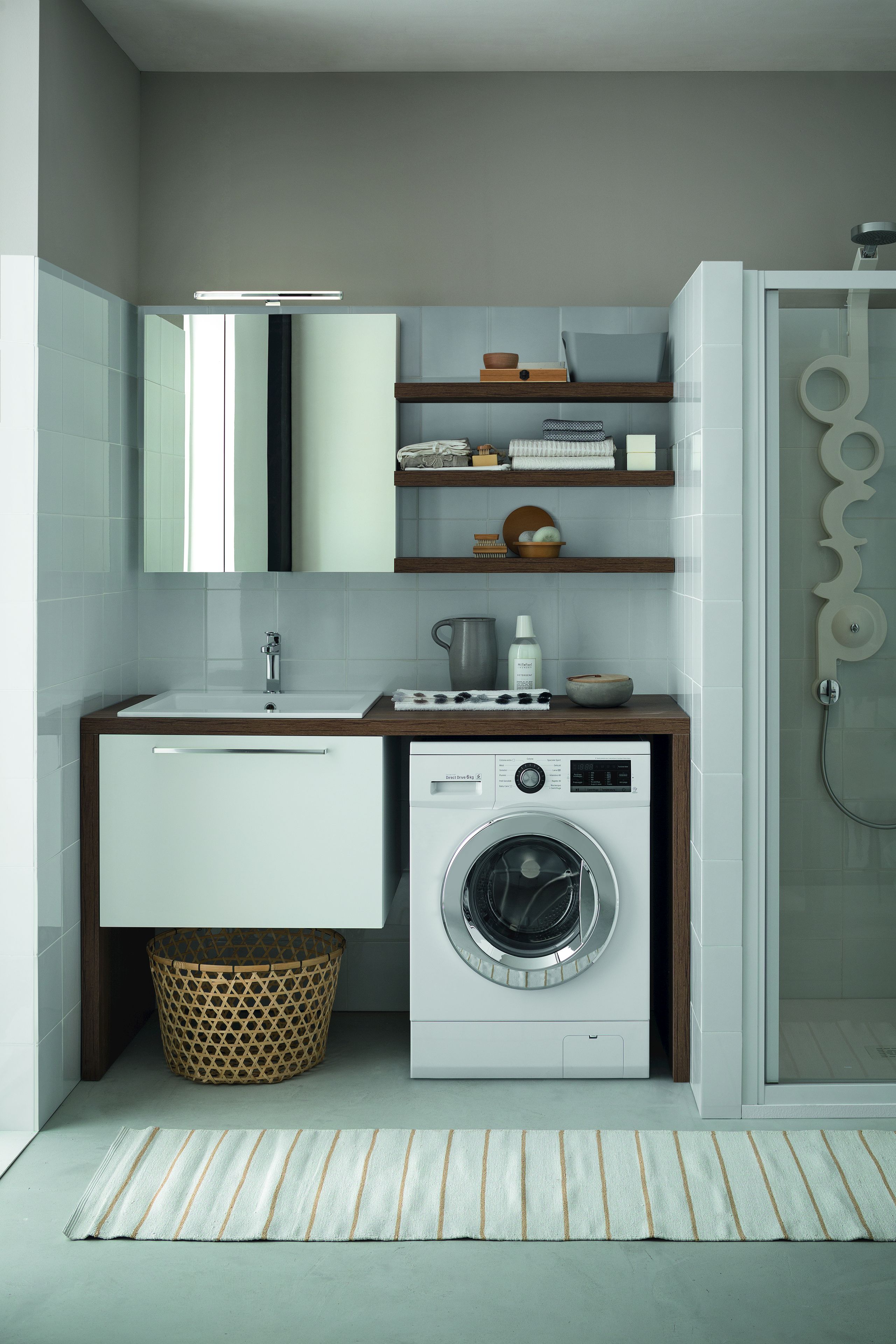 Laundry room cabinet with drawers By ARBLU