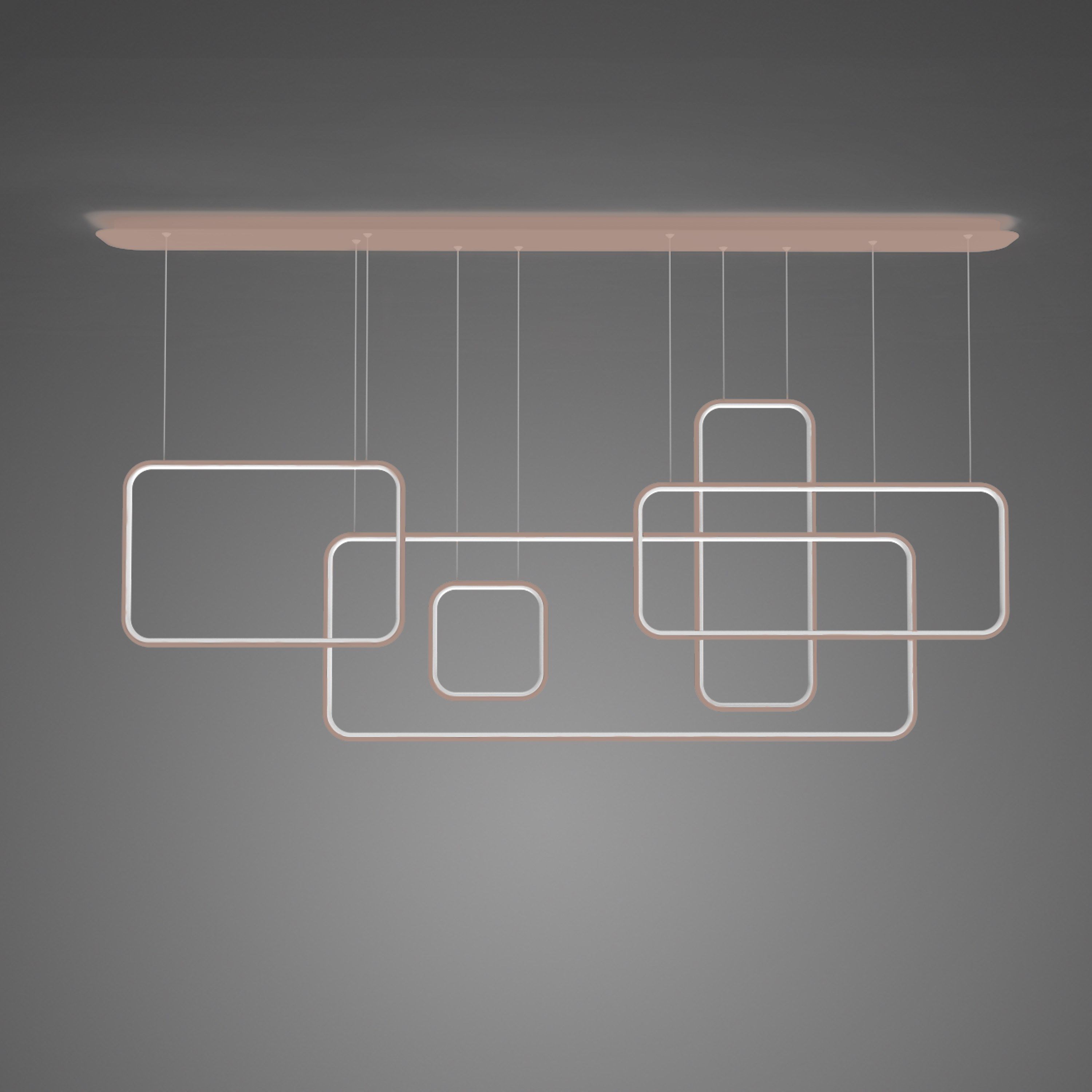 吊灯 Led Squares No.5 LED Shape系列 By Altavola Design