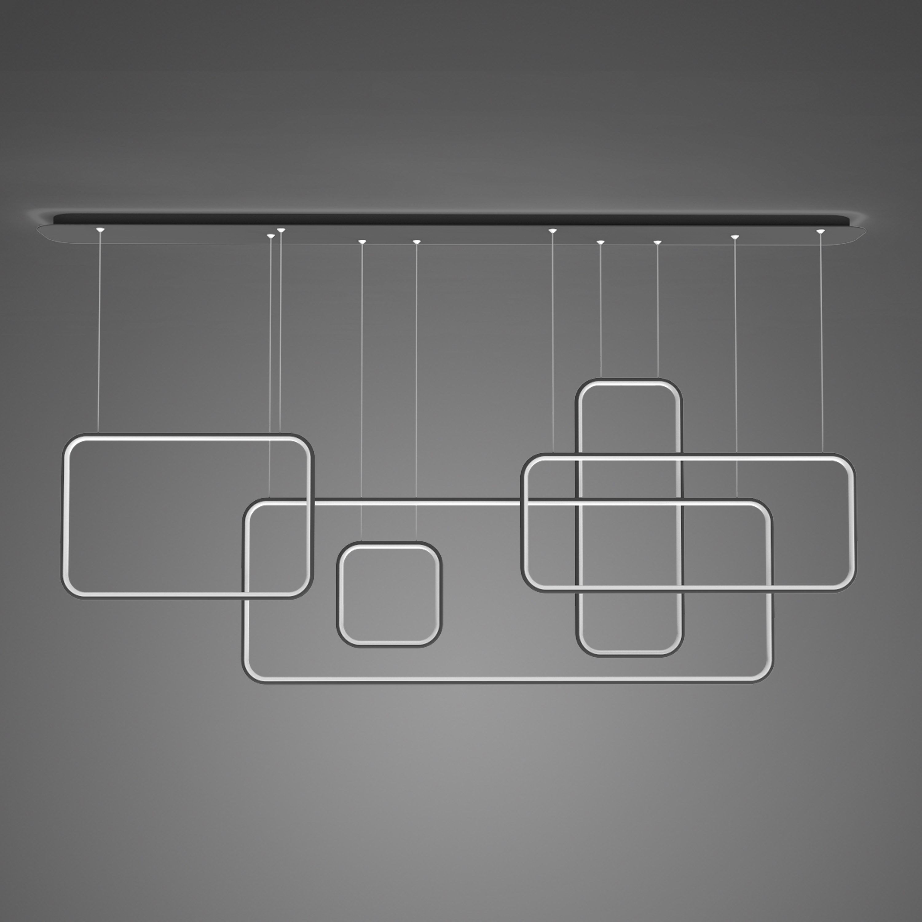 吊灯 Led Squares No.5 LED Shape系列 By Altavola Design