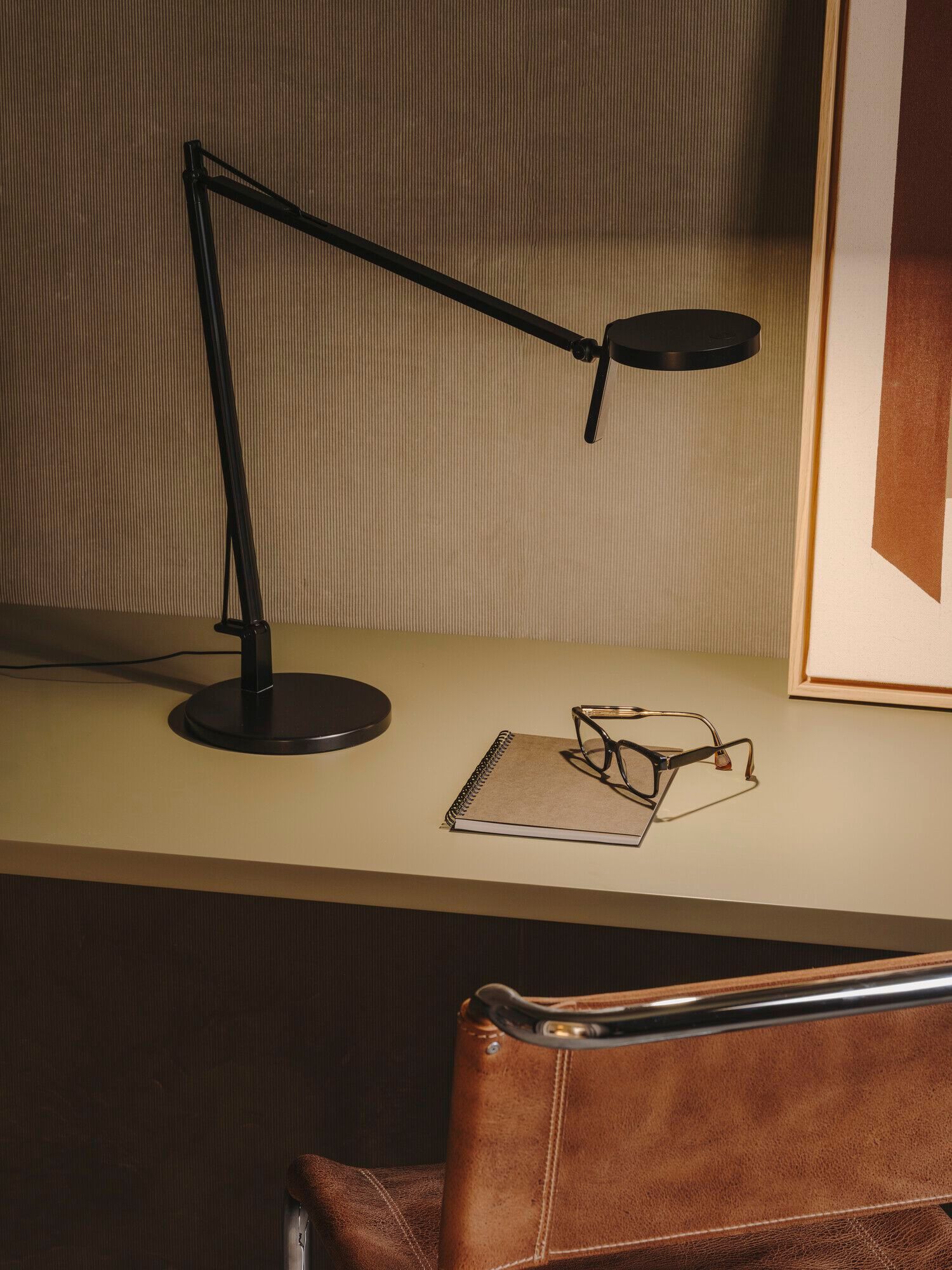 MACA Adjustable LED steel table lamp By LedsC4