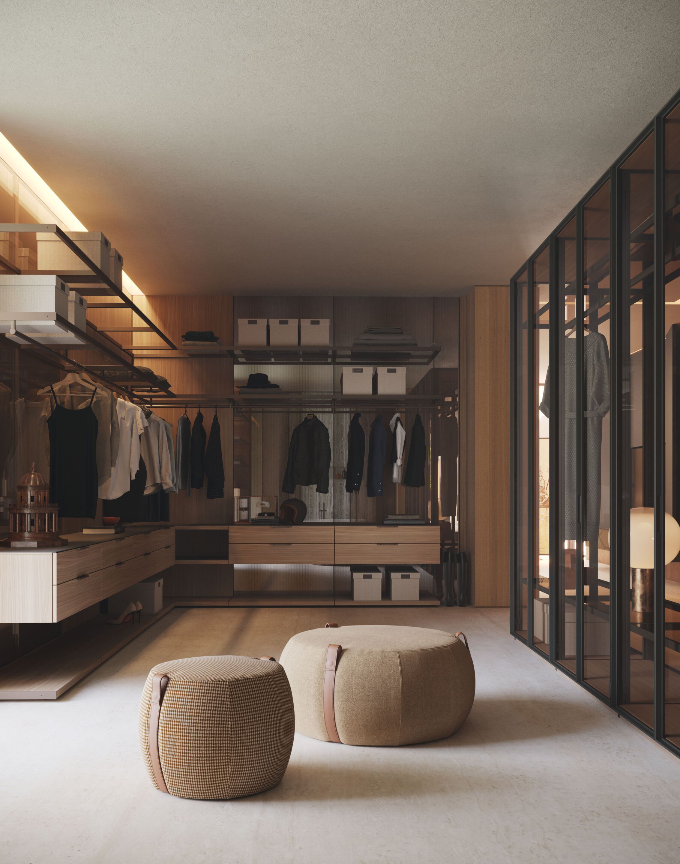 VENTITRE Walk-in wardrobe By Lema | design David Lopez Quincoces