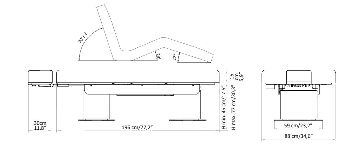 MILANO Spa bed By Lemi Group